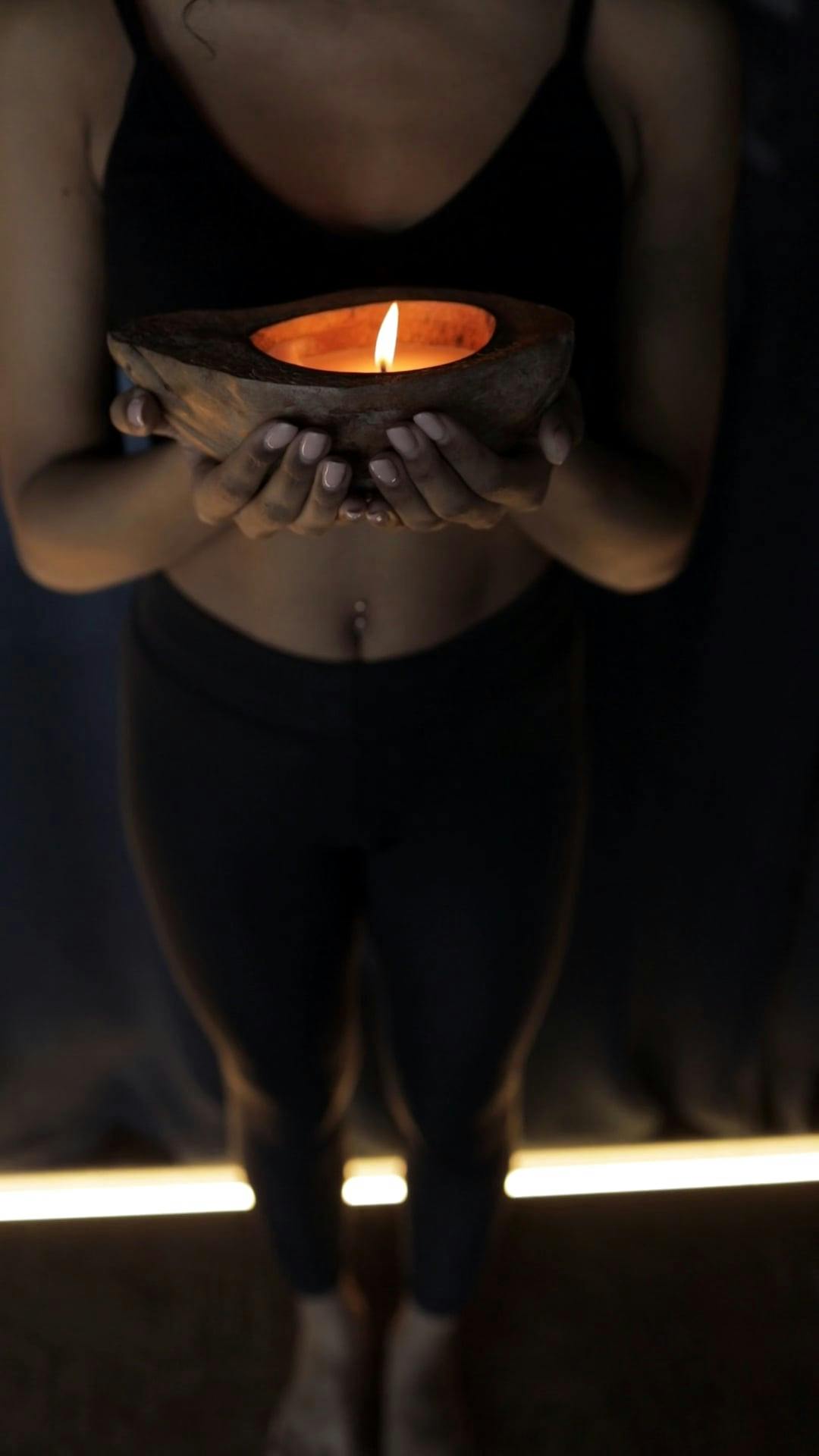 Person Closing a Candle Lamp Free Stock Video Footage, Royalty-Free 4K ...