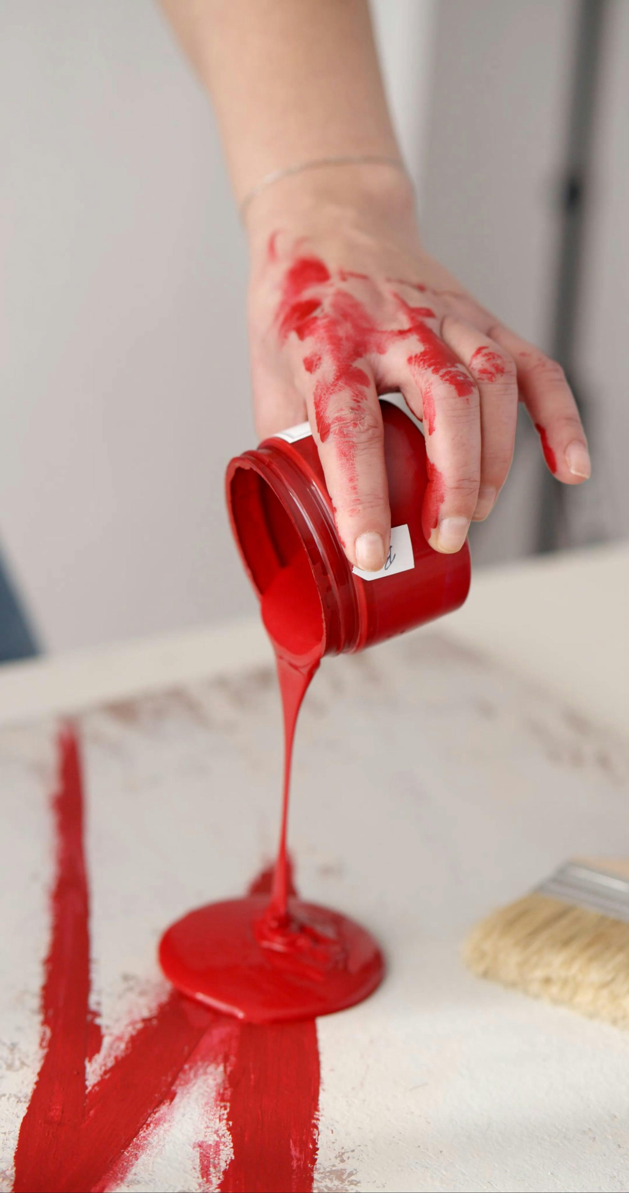 Person Pouring Red Paint Free Stock Video Footage, Royalty-Free 4K & HD ...