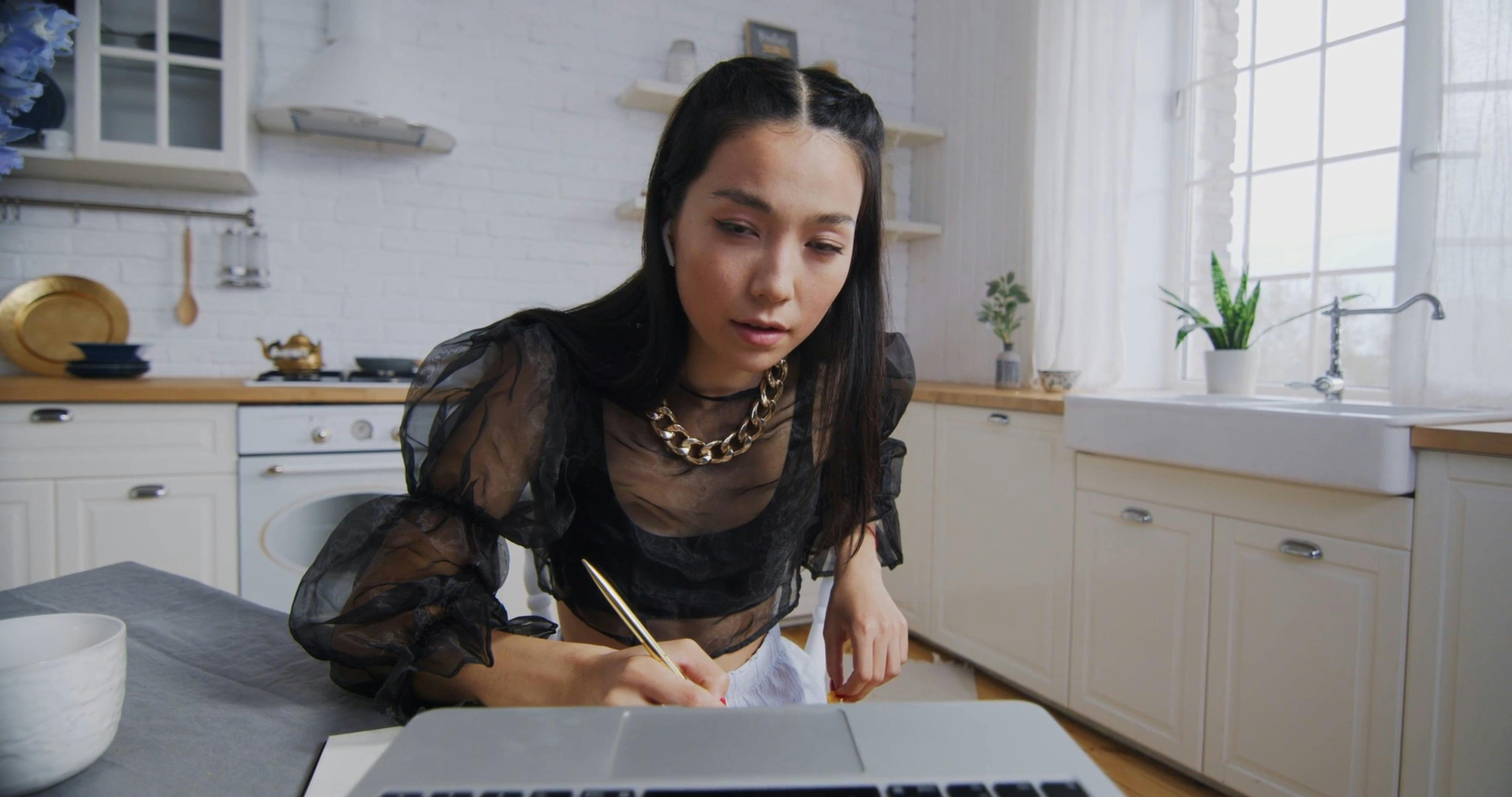 Woman Taking Online Classes Free Stock Video Footage, Royalty-Free 4K ...