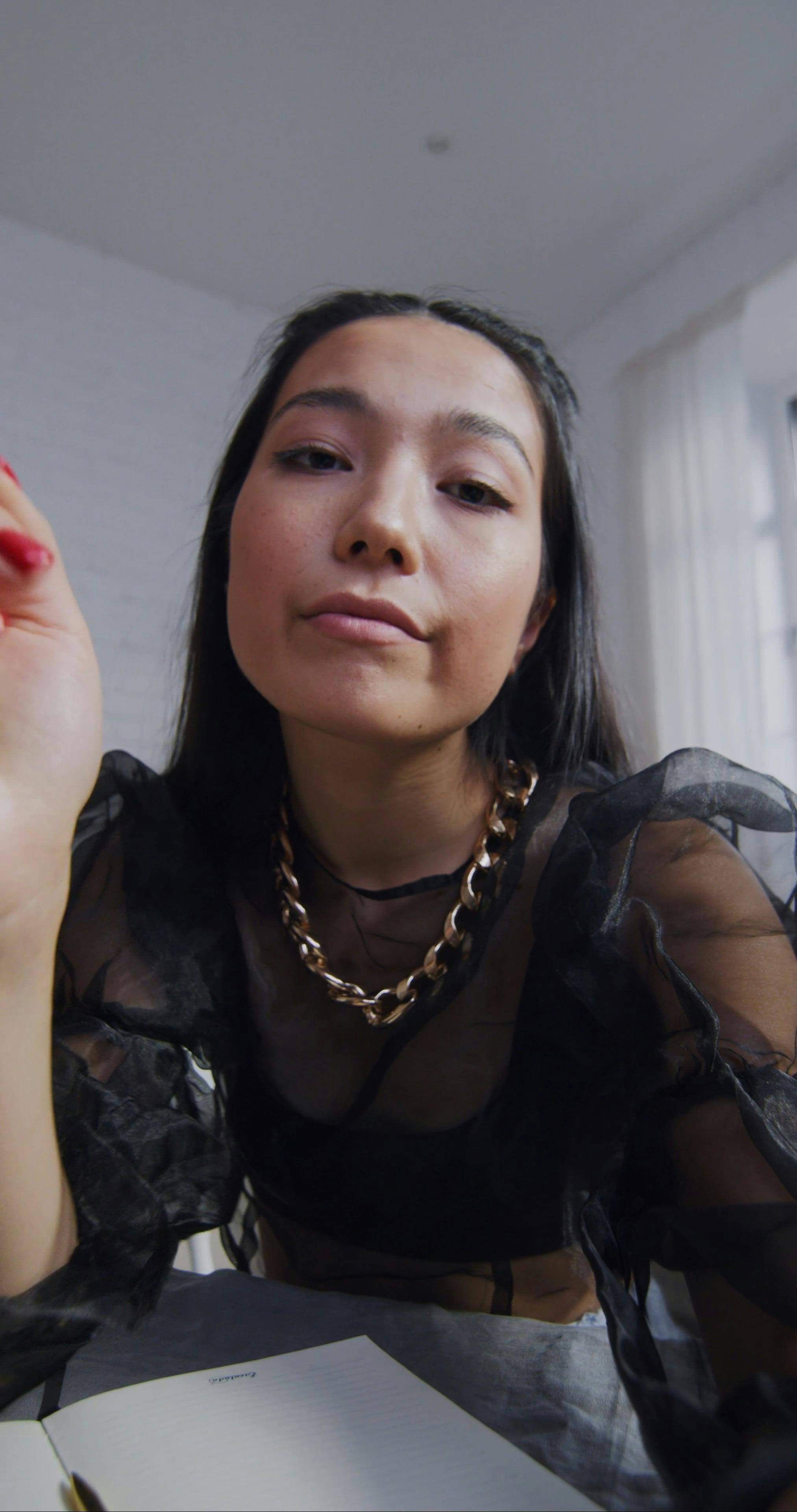 A Woman Scrolling through Her Social Media Free Stock Video Footage ...