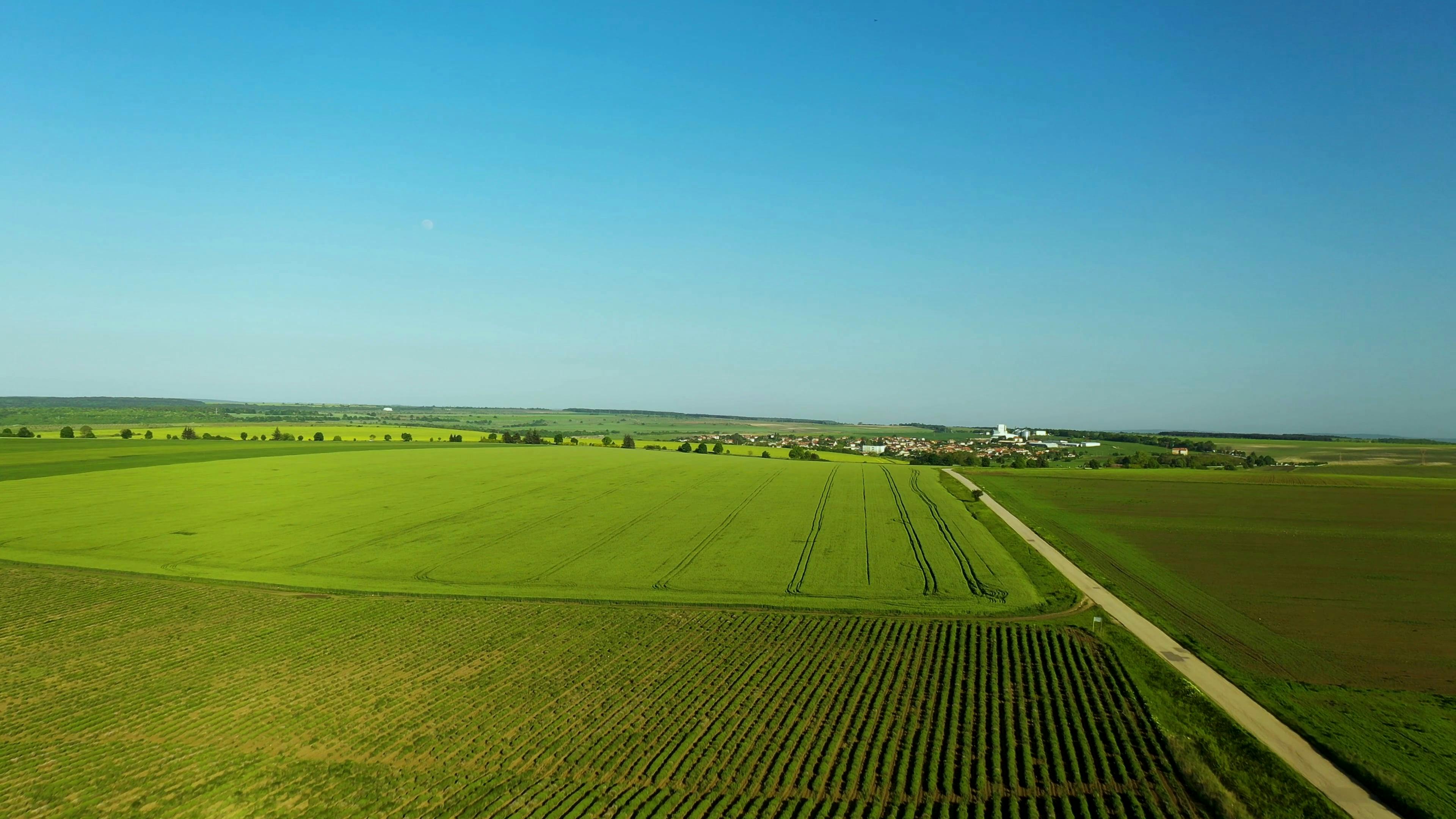 Drone Footage of a Farm Field Free Stock Video Footage, Royalty-Free 4K ...