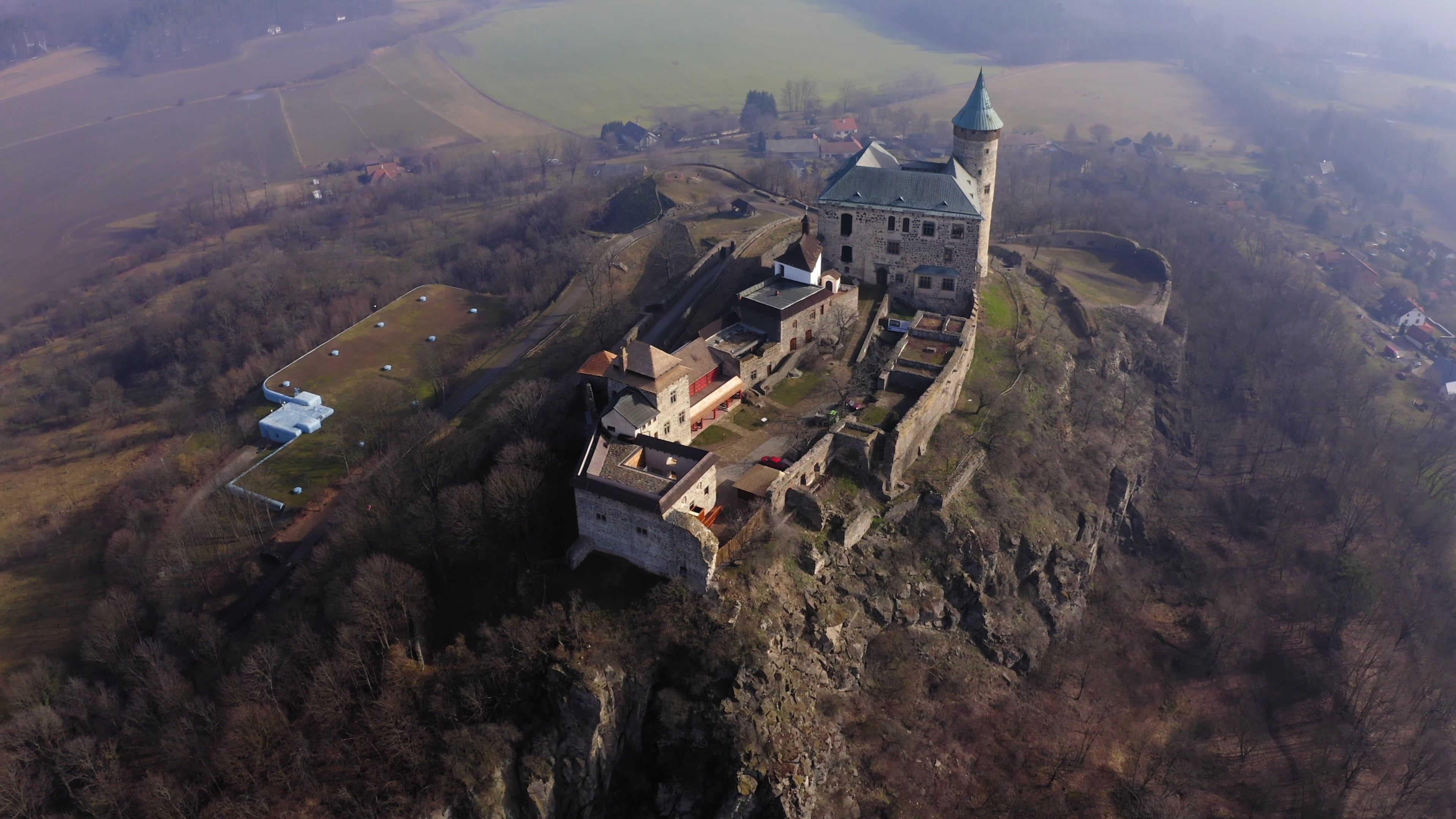Fort on Top of a Hill · Free Stock Video