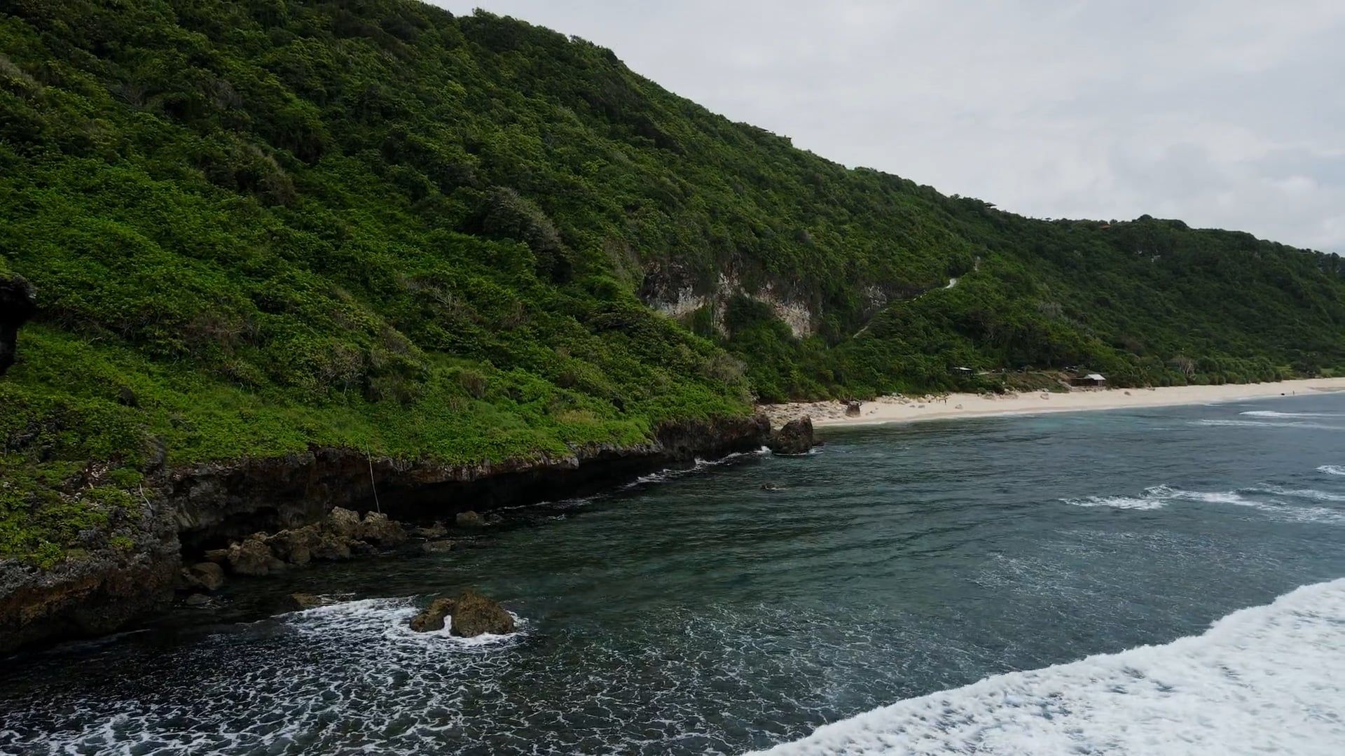 Waves Causing Erosion On The Cliff Coast Free Stock Video Footage ...