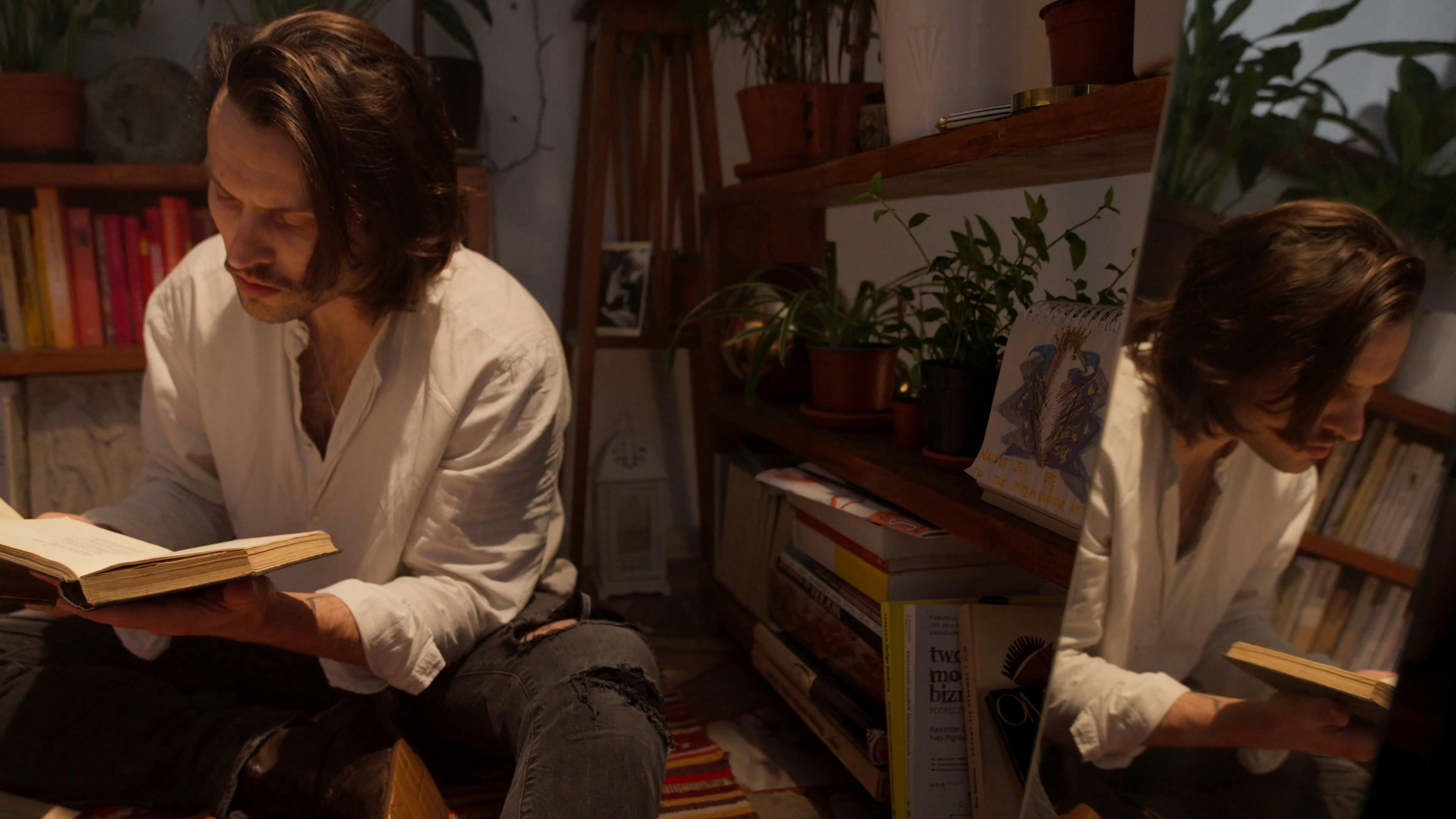 Man Reading a Book · Free Stock Video