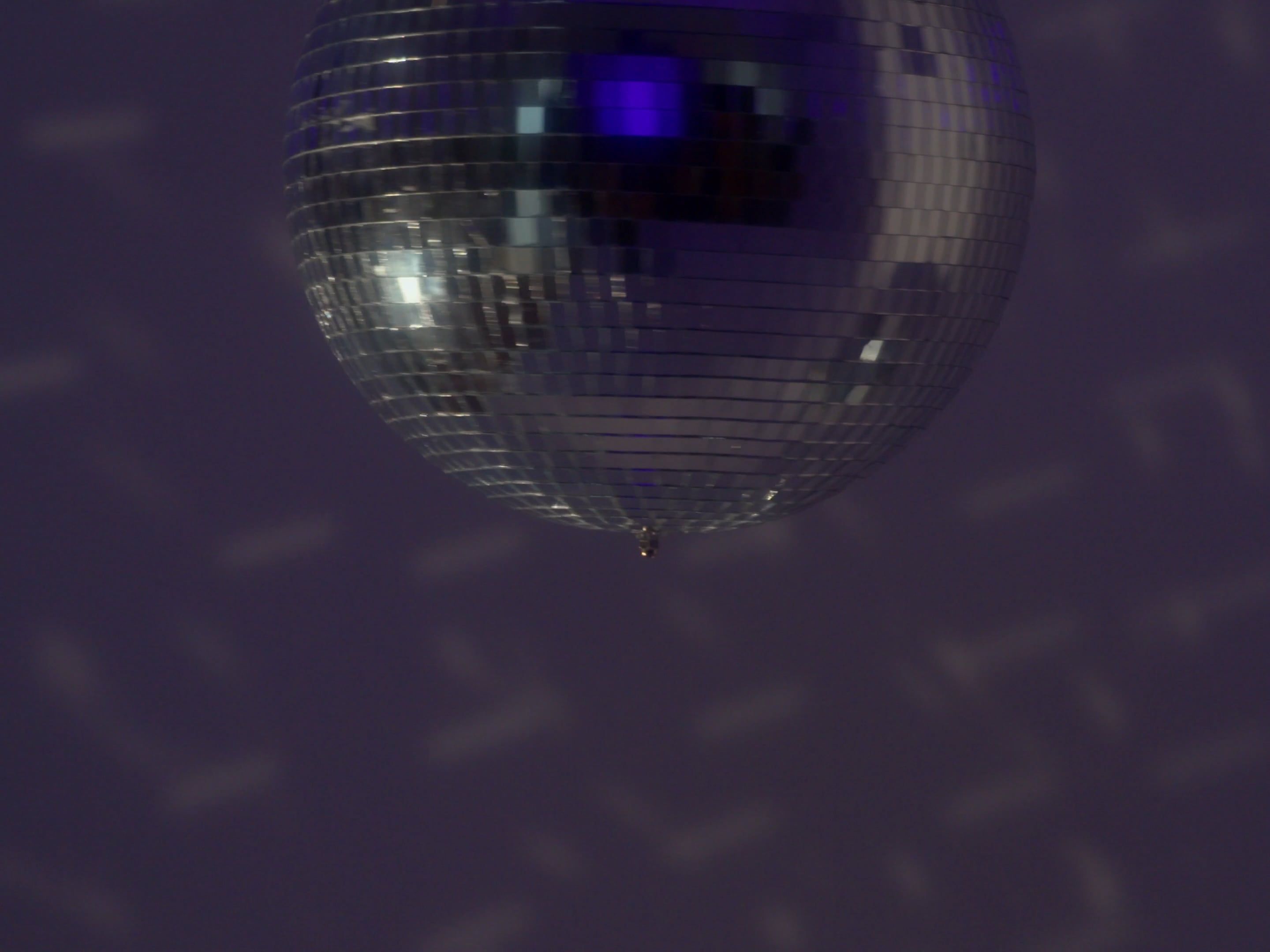 A Mirror Ball Scattering The Lights Reflection Free Stock Video Footage ...