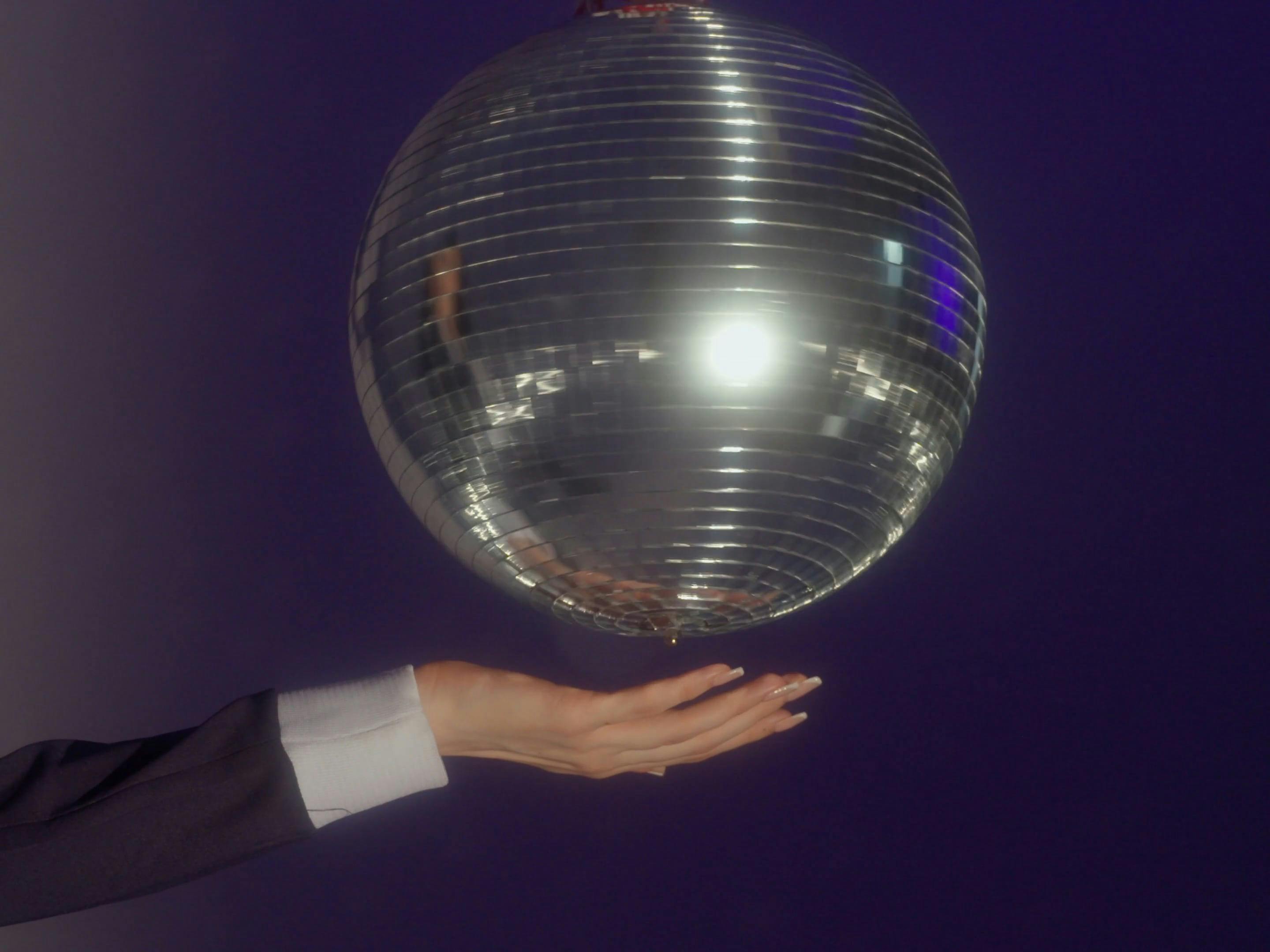 Close Up Shot of a Disco Ball Free Stock Video Footage, Royalty-Free 4K ...