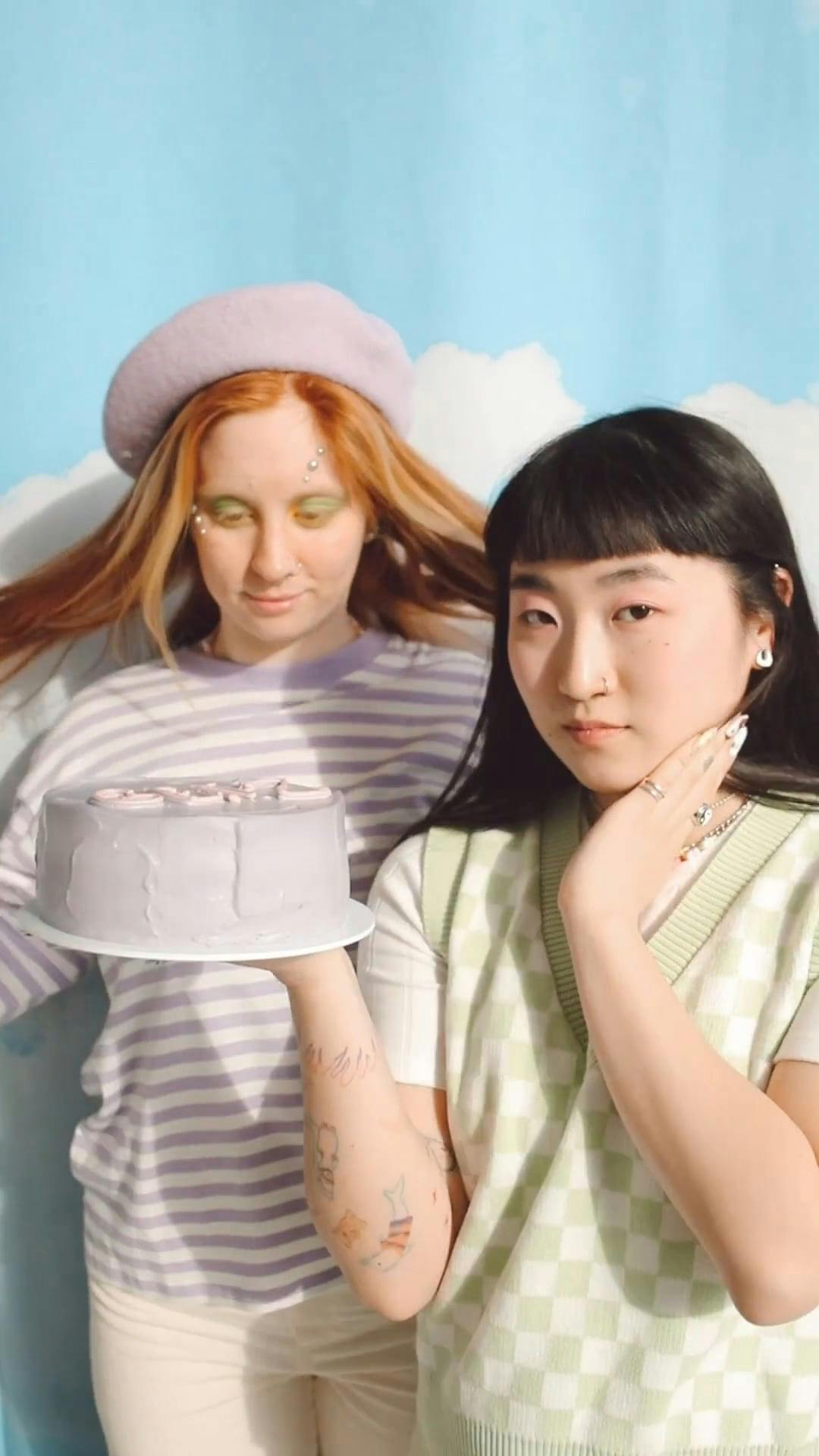 Two Young Women and a Gen Z Cake Free Stock Video Footage, Royalty-Free ...