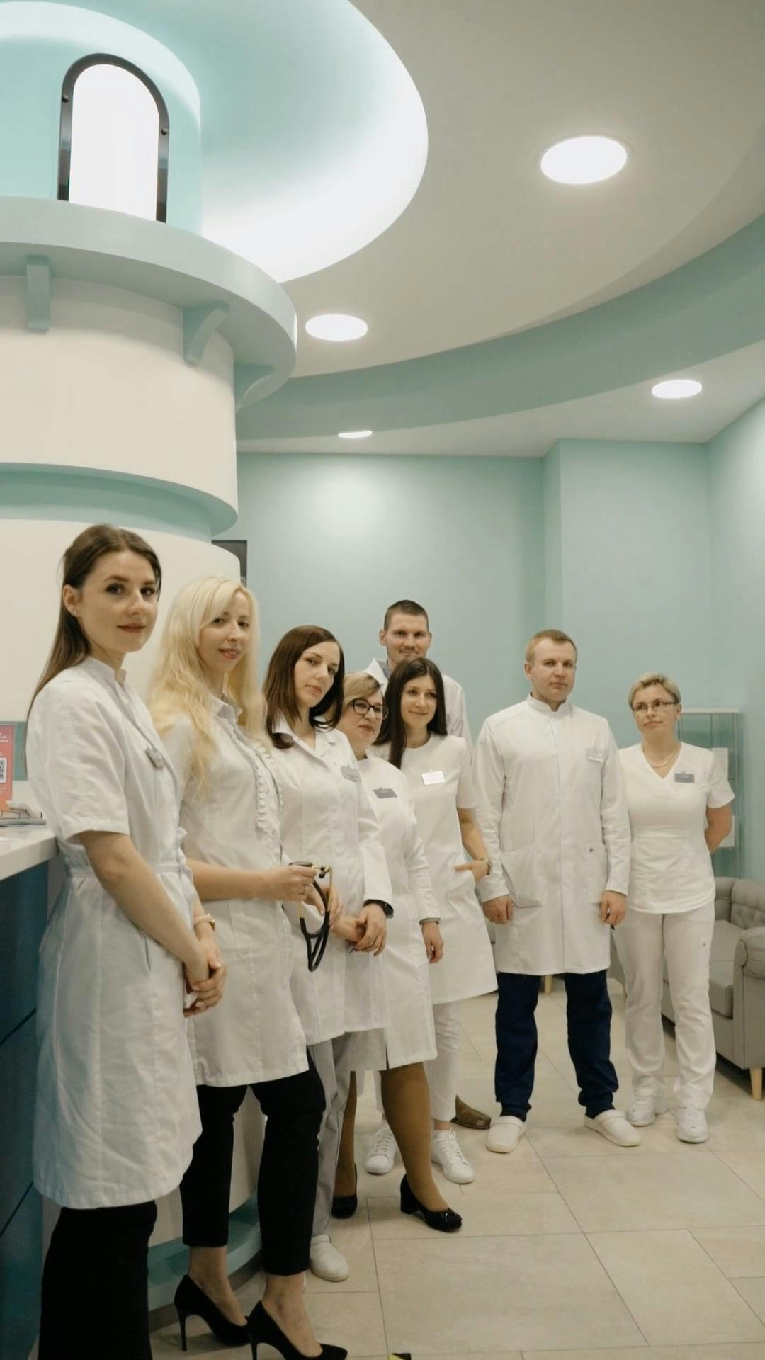 Medical Practitioners Looking at the Camera · Free Stock Video