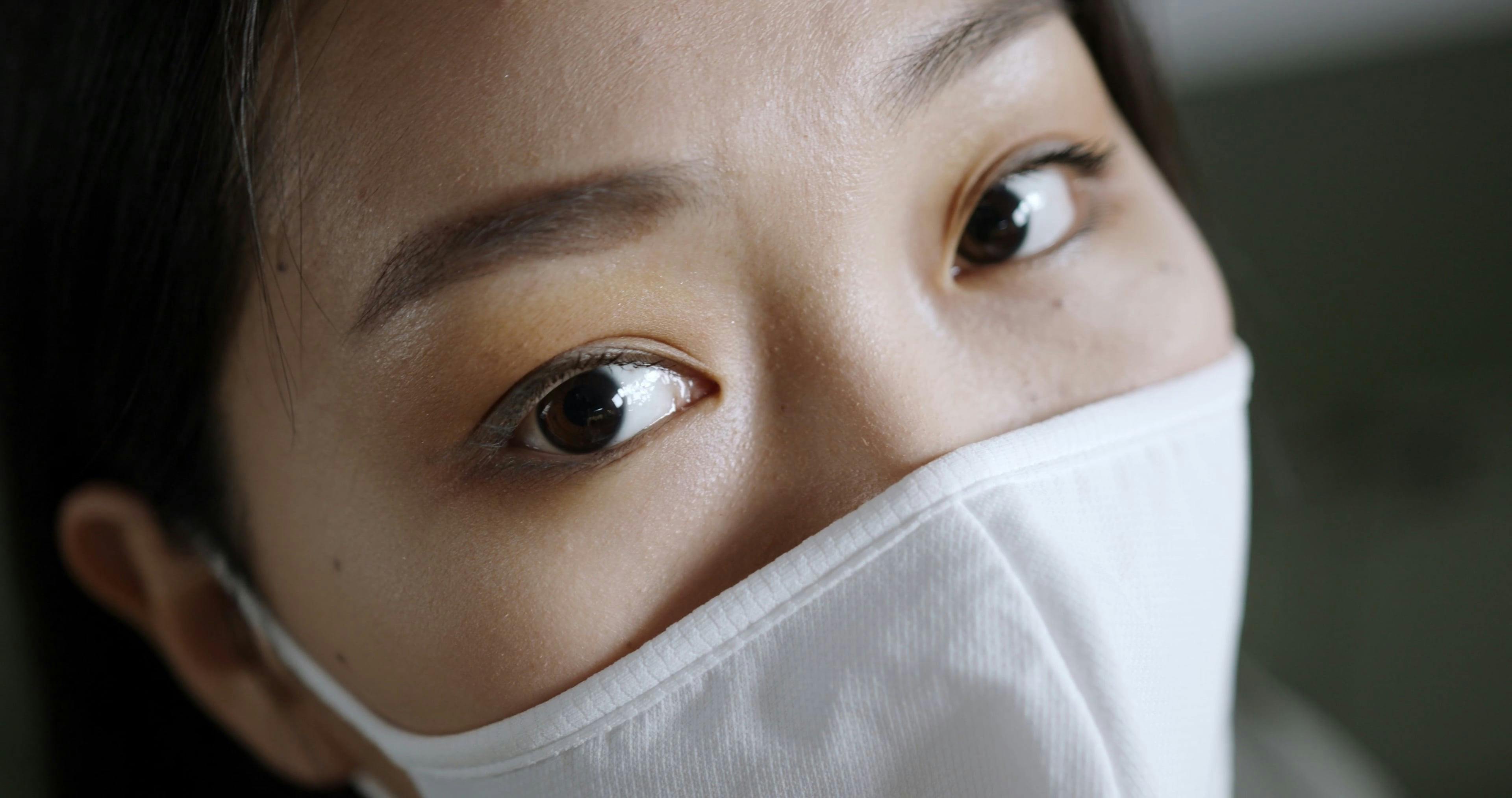 Close Up of a Person Blinking · Free Stock Video