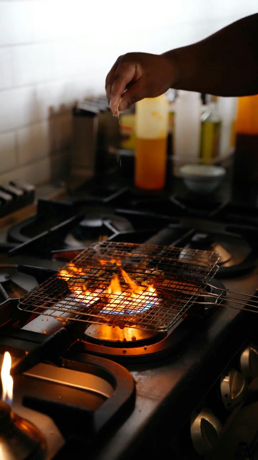 Person Adding Seasoning · Free Stock Video