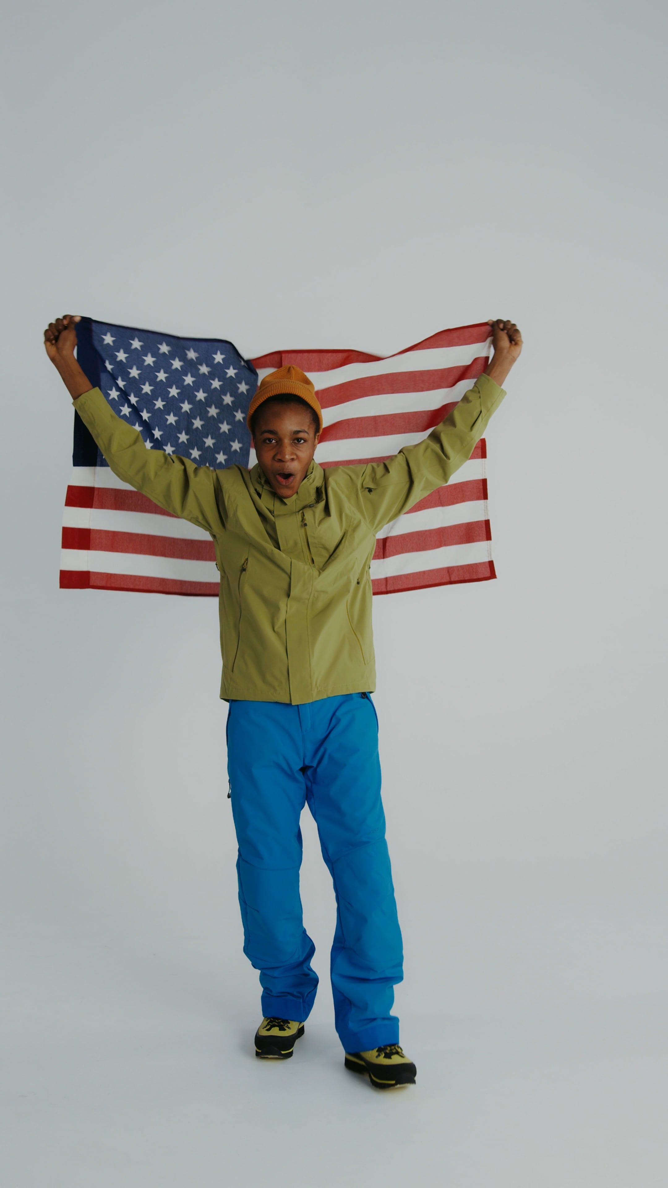 A Man Raising the American Flag · Free Stock Video