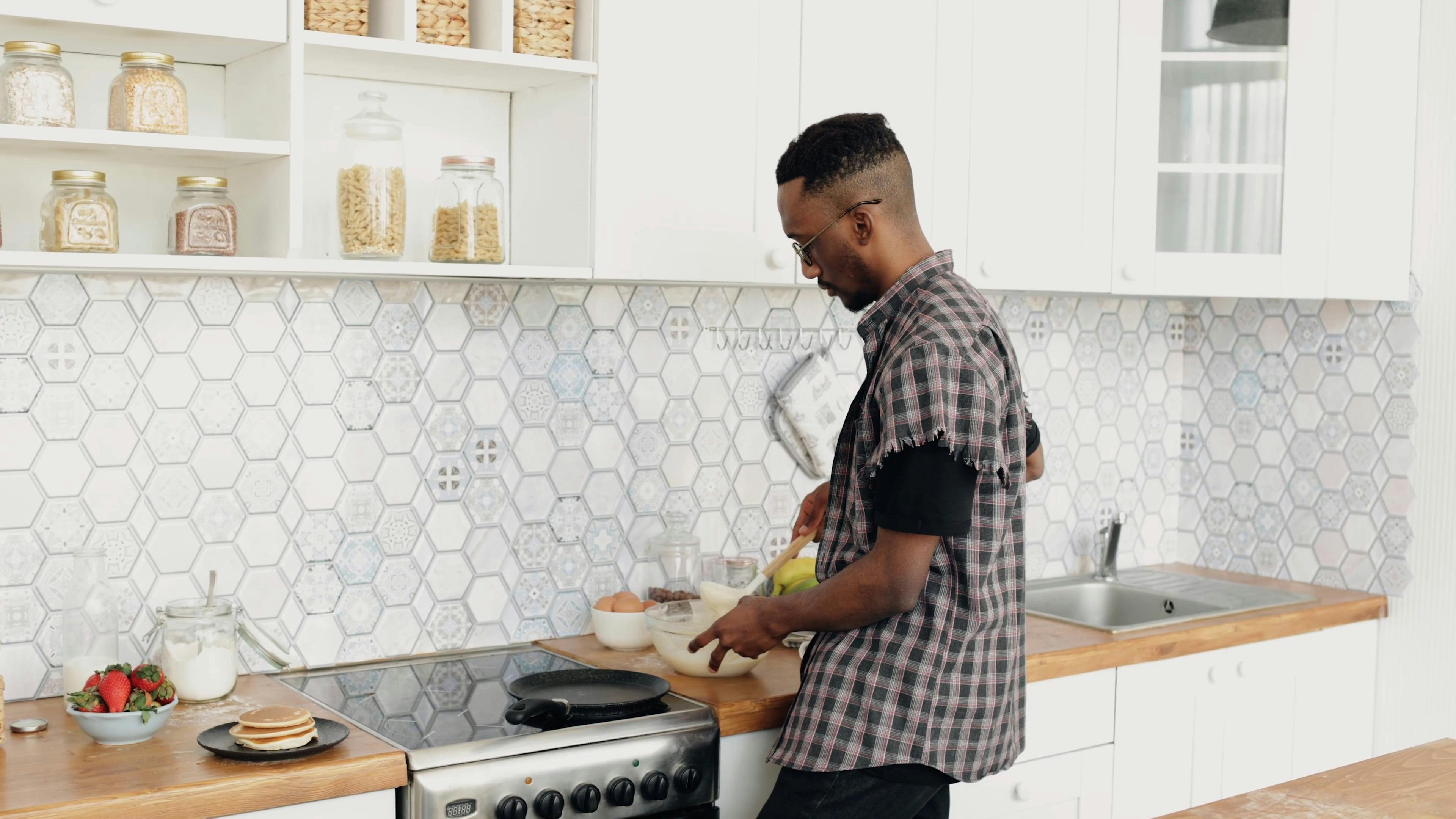 Man Cooking Pancakes Free Stock Video Footage, Royalty-Free 4K & HD ...