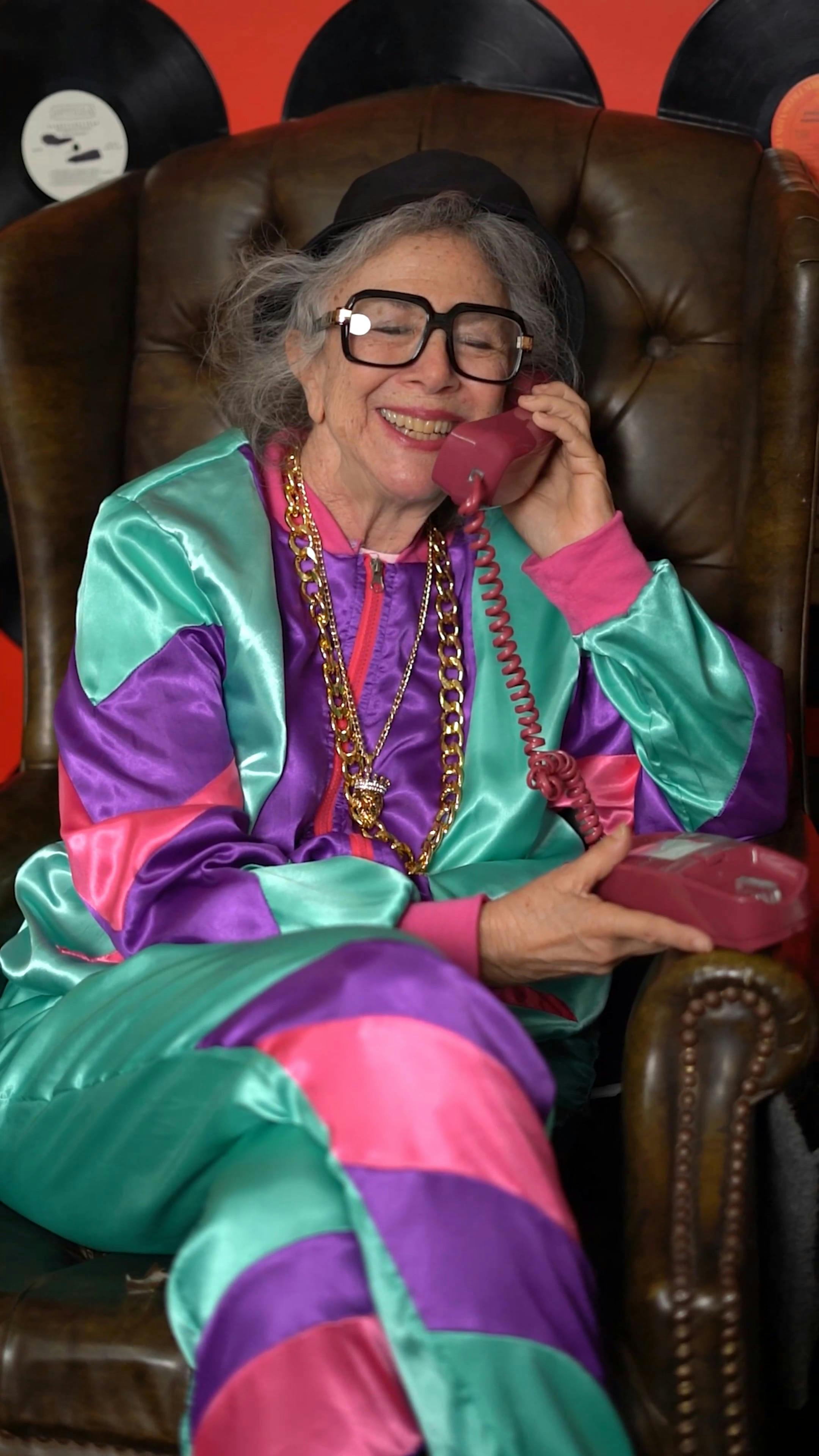 A Grandma On A Telephone Call · Free Stock Video