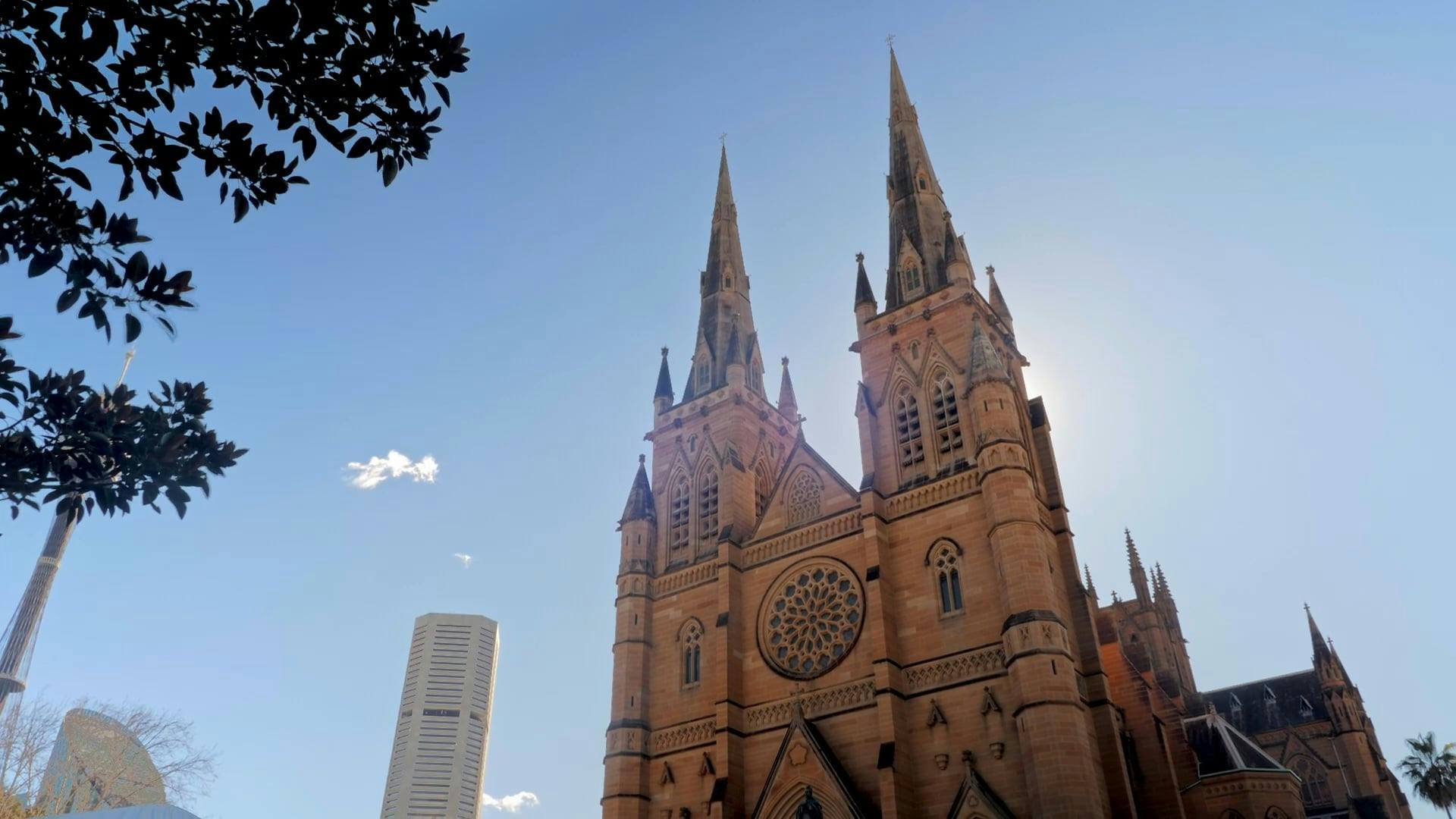 Time-Lapse Footage of View Outside a Church Free Stock Video Footage ...