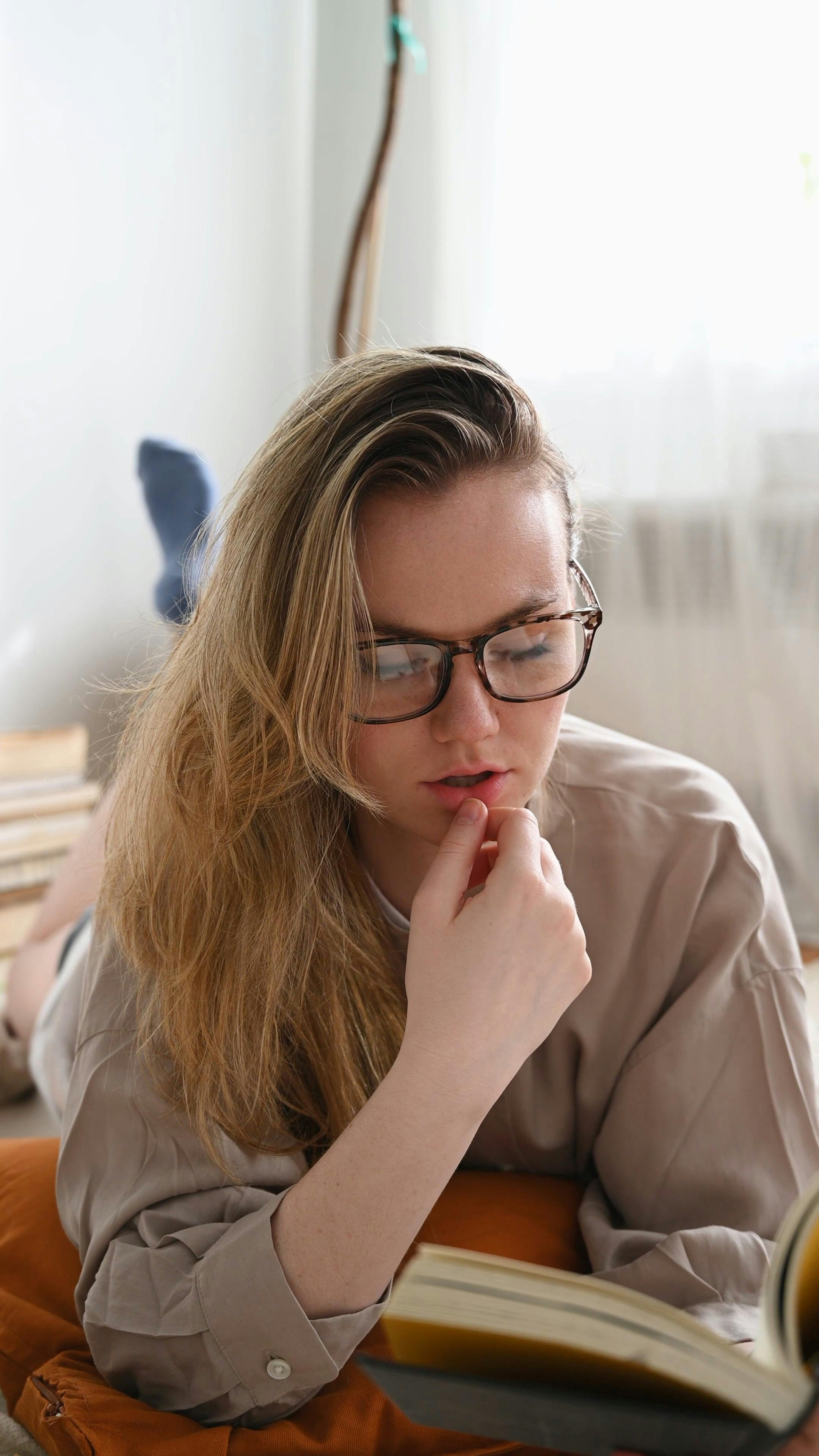 Woman Reading A Book · Free Stock Video