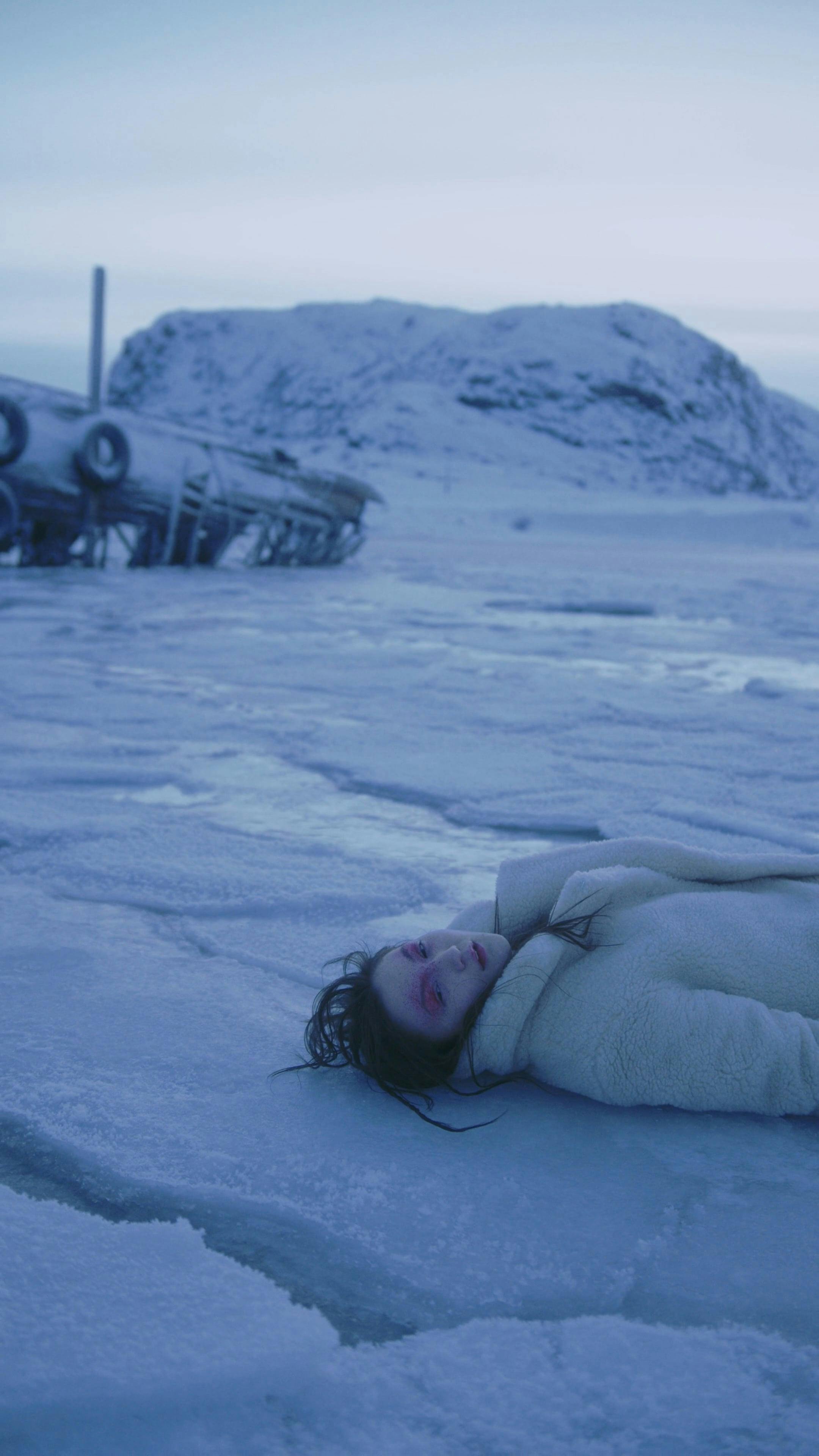 An Icy River Flowing In Cold Weather Free Stock Video Footage, Royalty ...