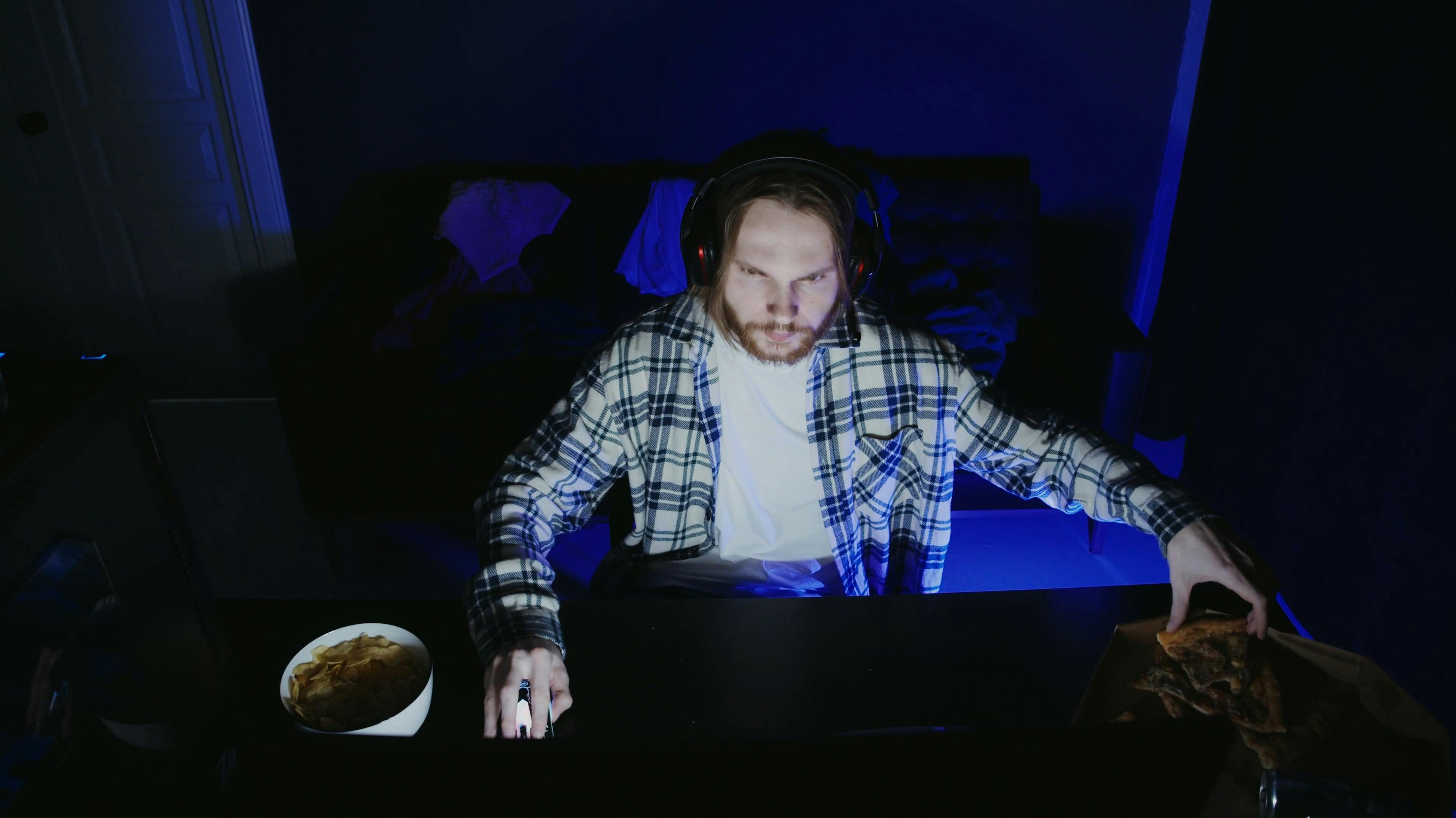 Video of a Man Using a Computer Free Stock Video Footage, Royalty-Free ...