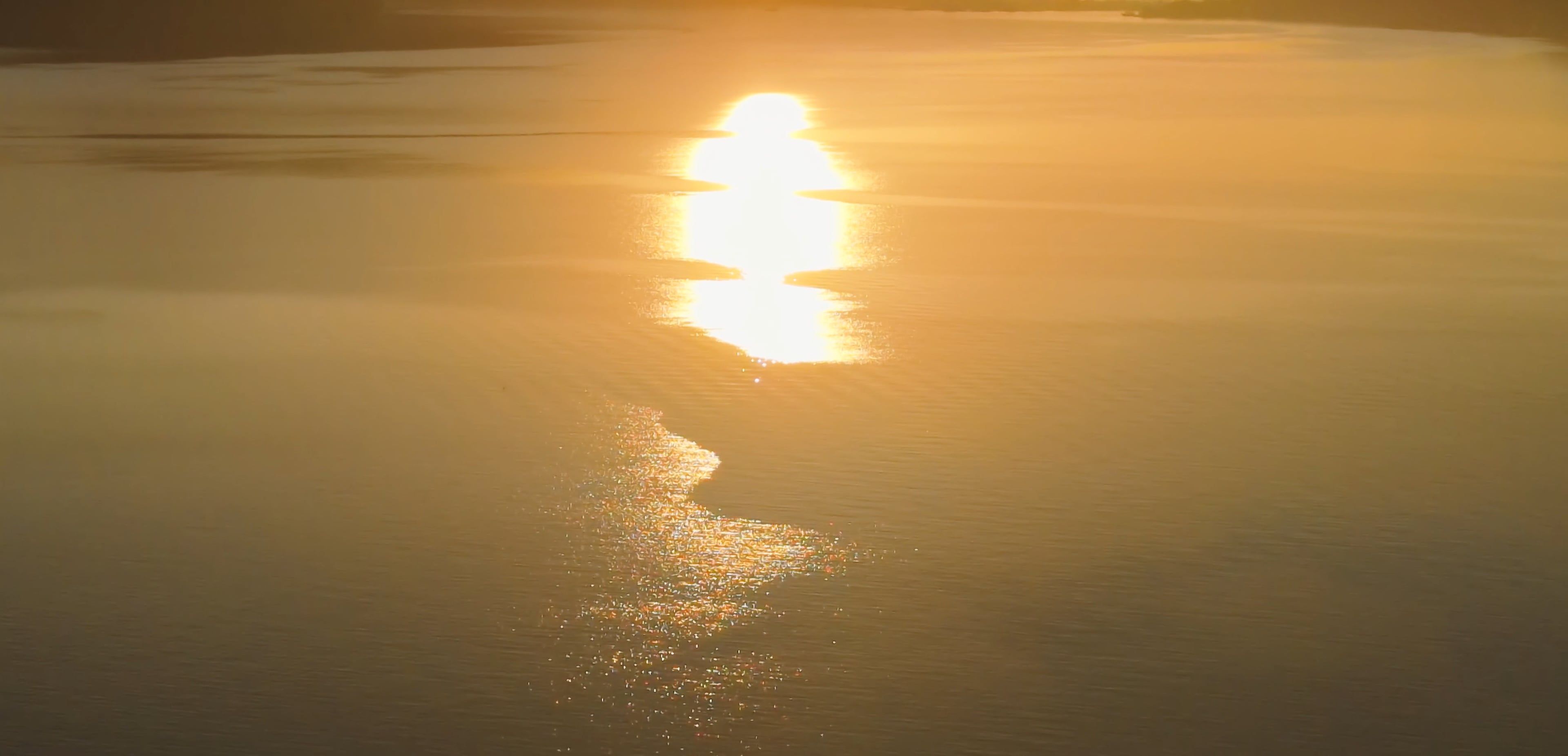 Aerial Footage of Sun Setting · Free Stock Video