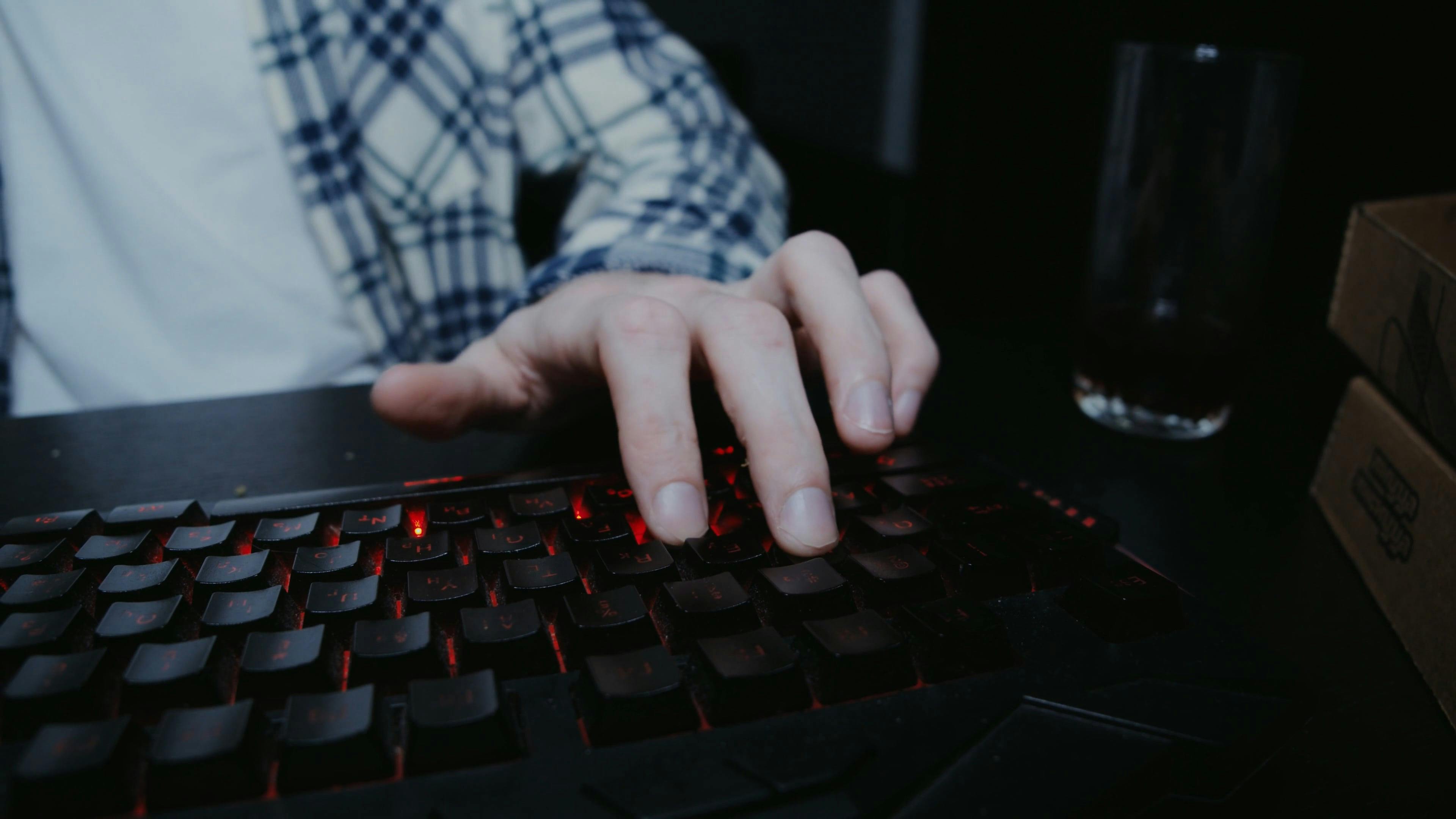 Person Playing On a Computer Free Stock Video Footage, Royalty-Free 4K ...