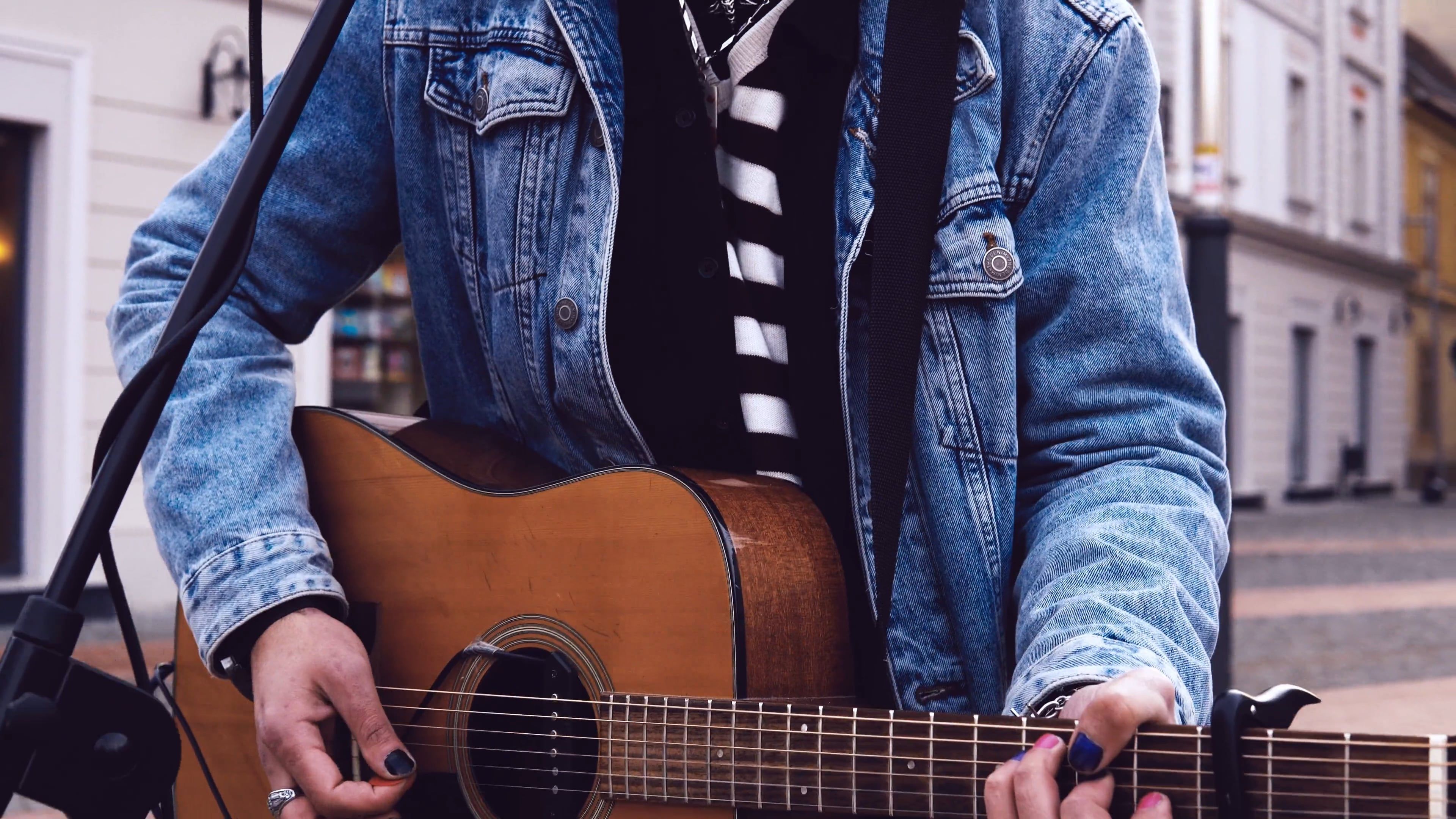 Man Performing A Music Video · Free Stock Video