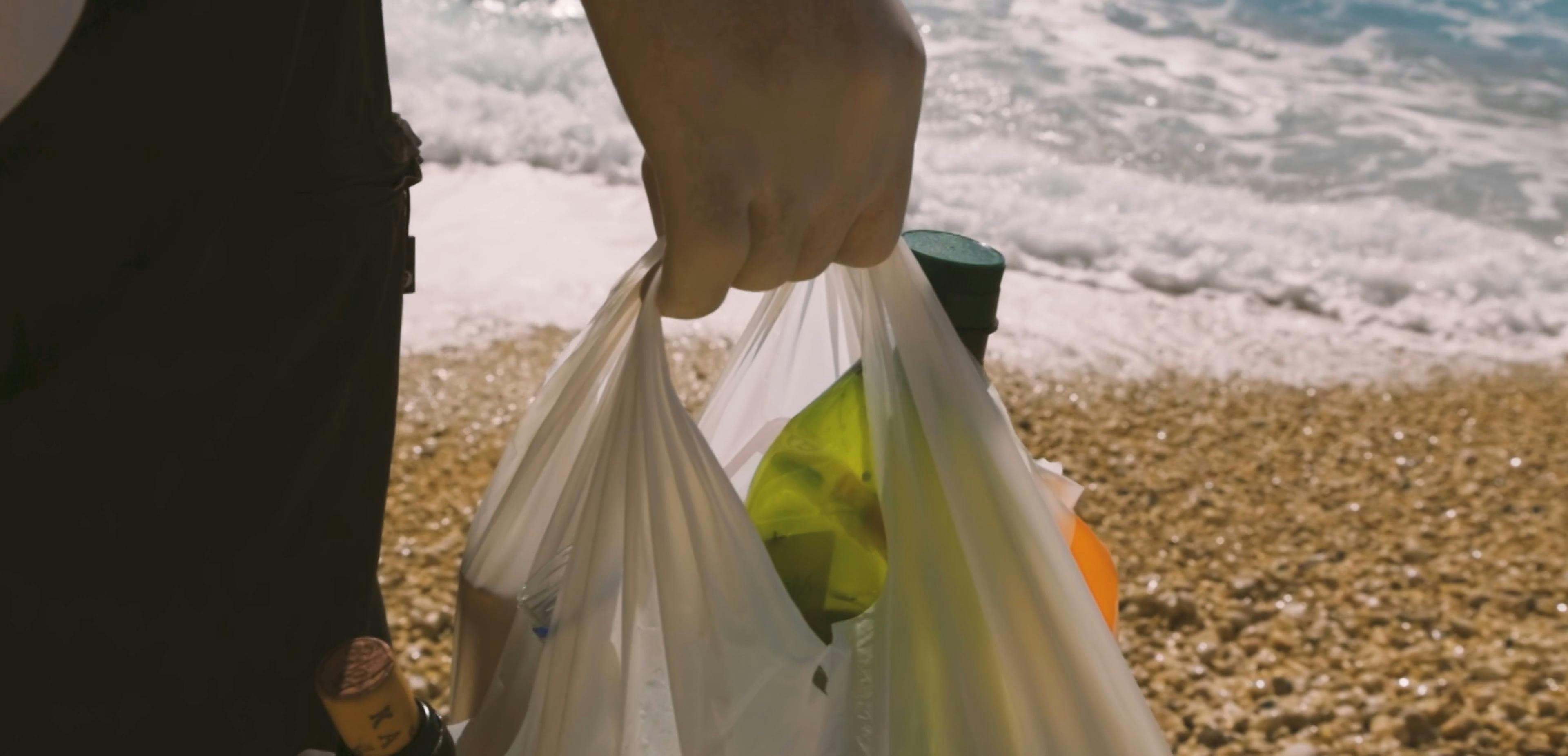 Person Holding a Plastic Bag · Free Stock Video