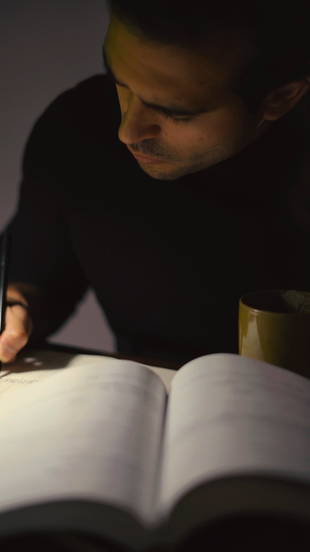 Man Writing on a Notebook Free Stock Video Footage, Royalty-Free 4K ...
