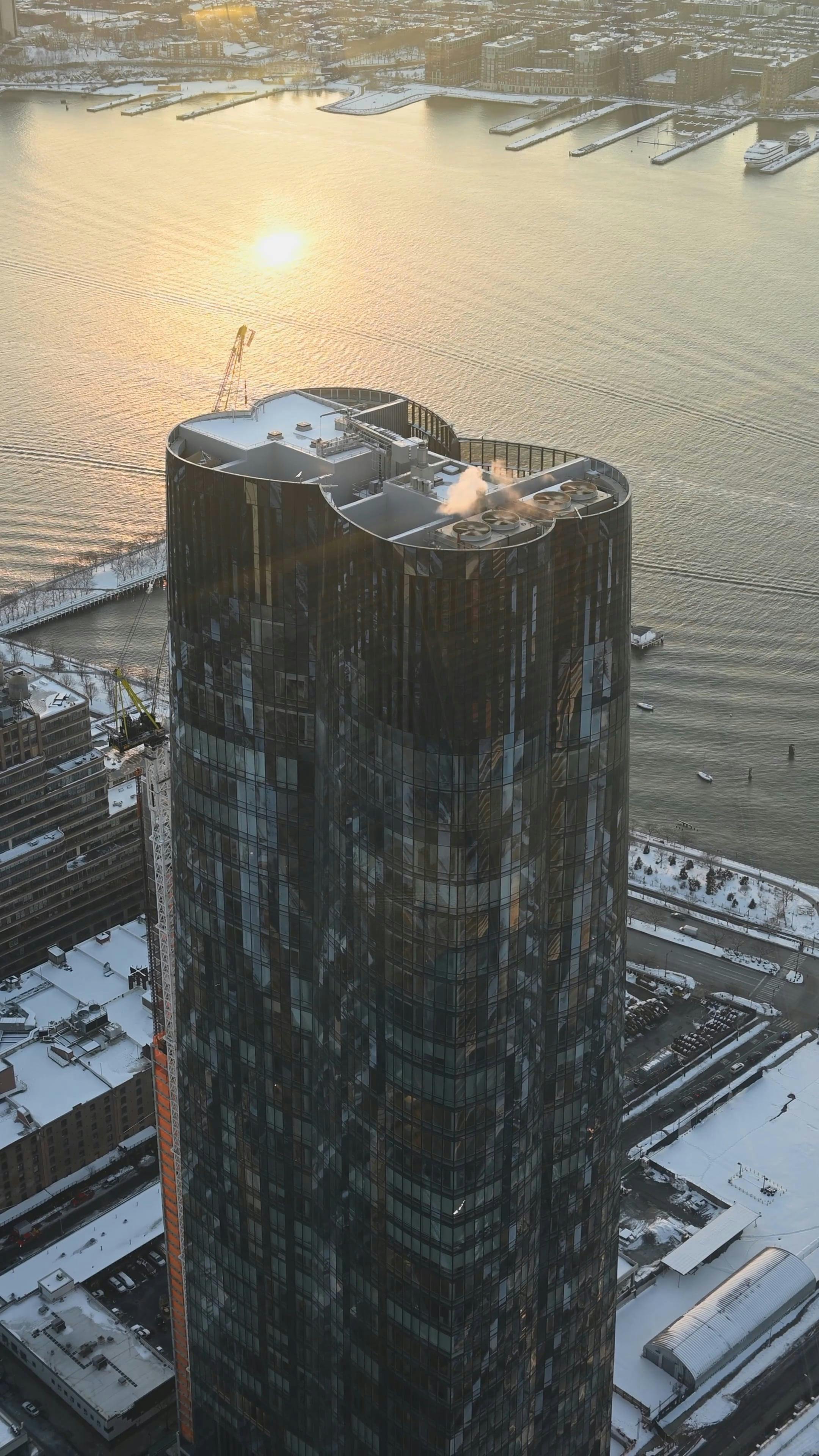 Drone Footage of High-Rise Building Free Stock Video Footage, Royalty ...