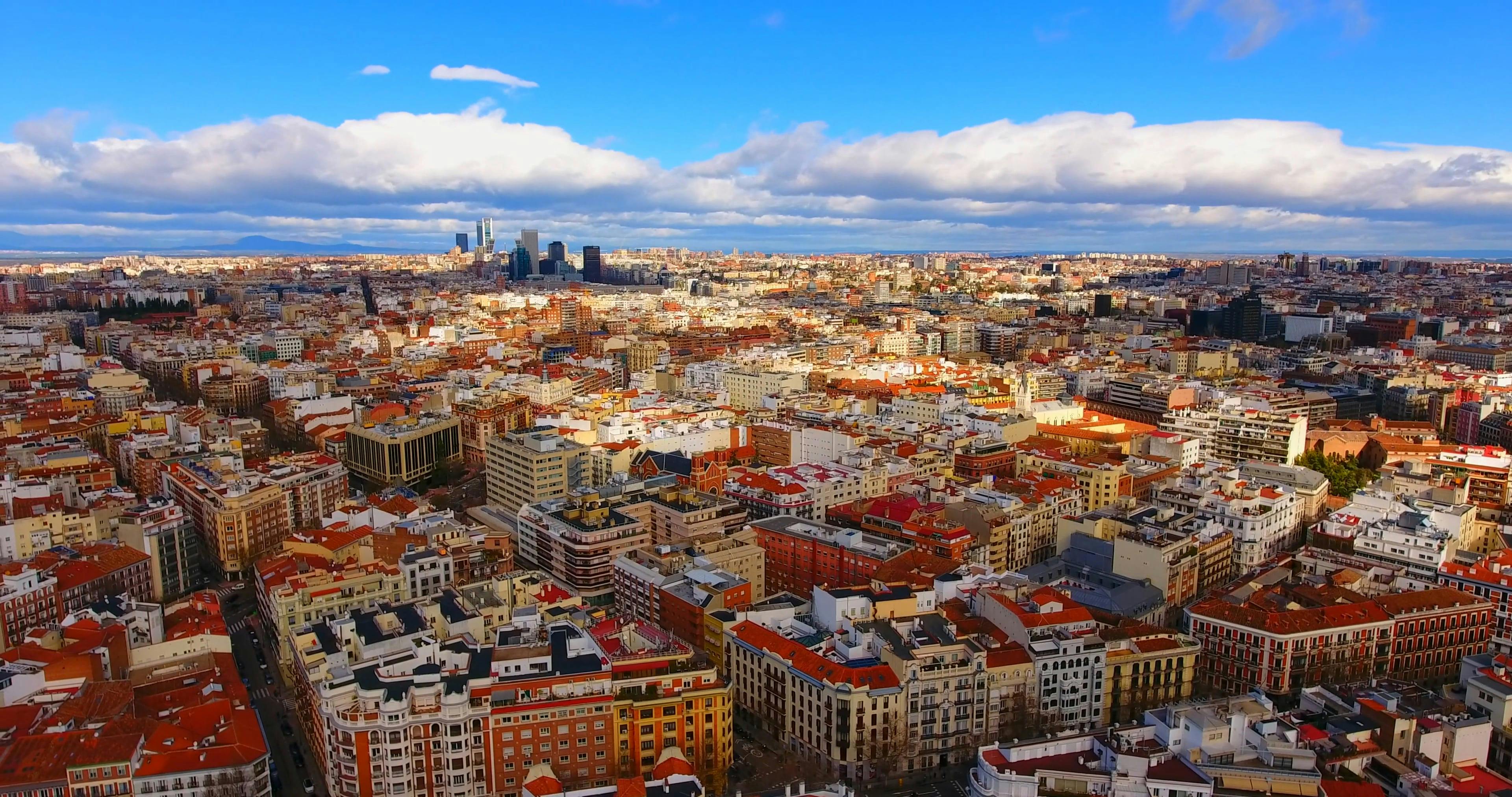 Aerial Footage of a Big City Free Stock Video Footage, Royalty-Free 4K ...