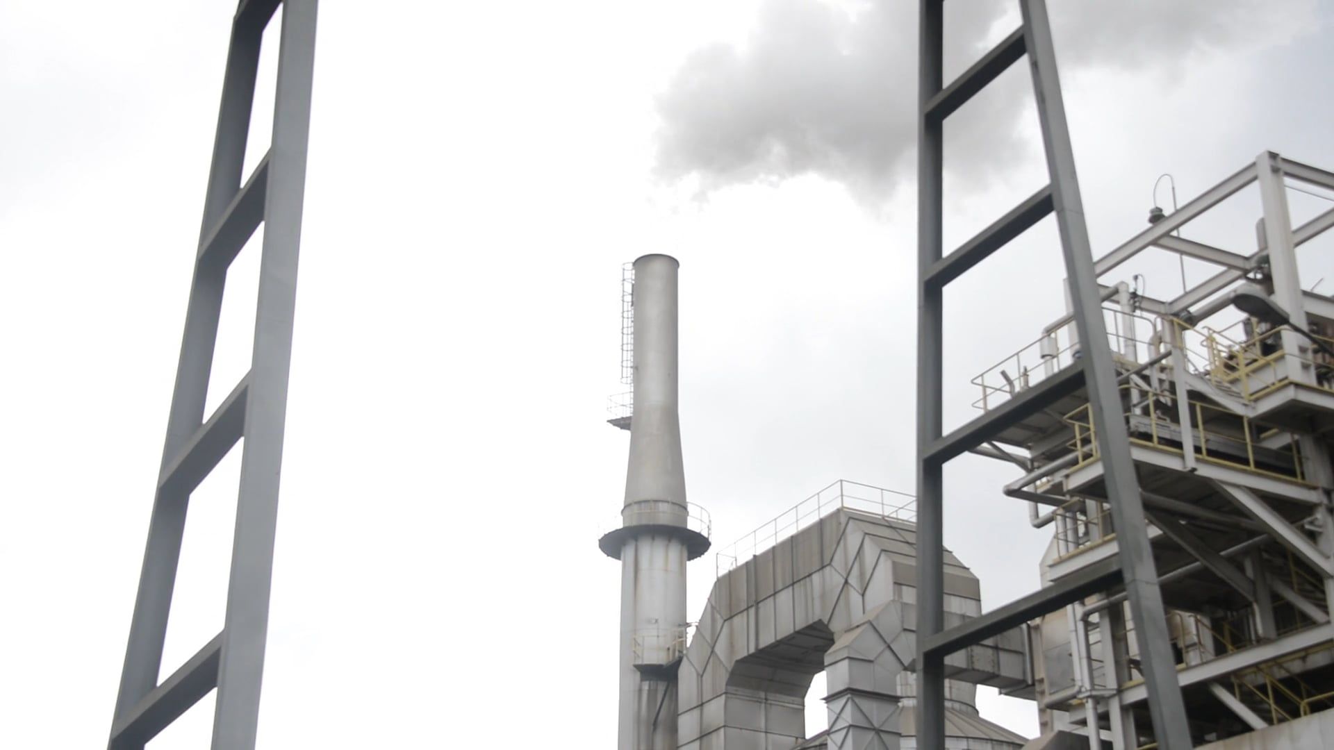 Factory Chimney Releasing Smoke Free Stock Video Footage, Royalty-Free ...
