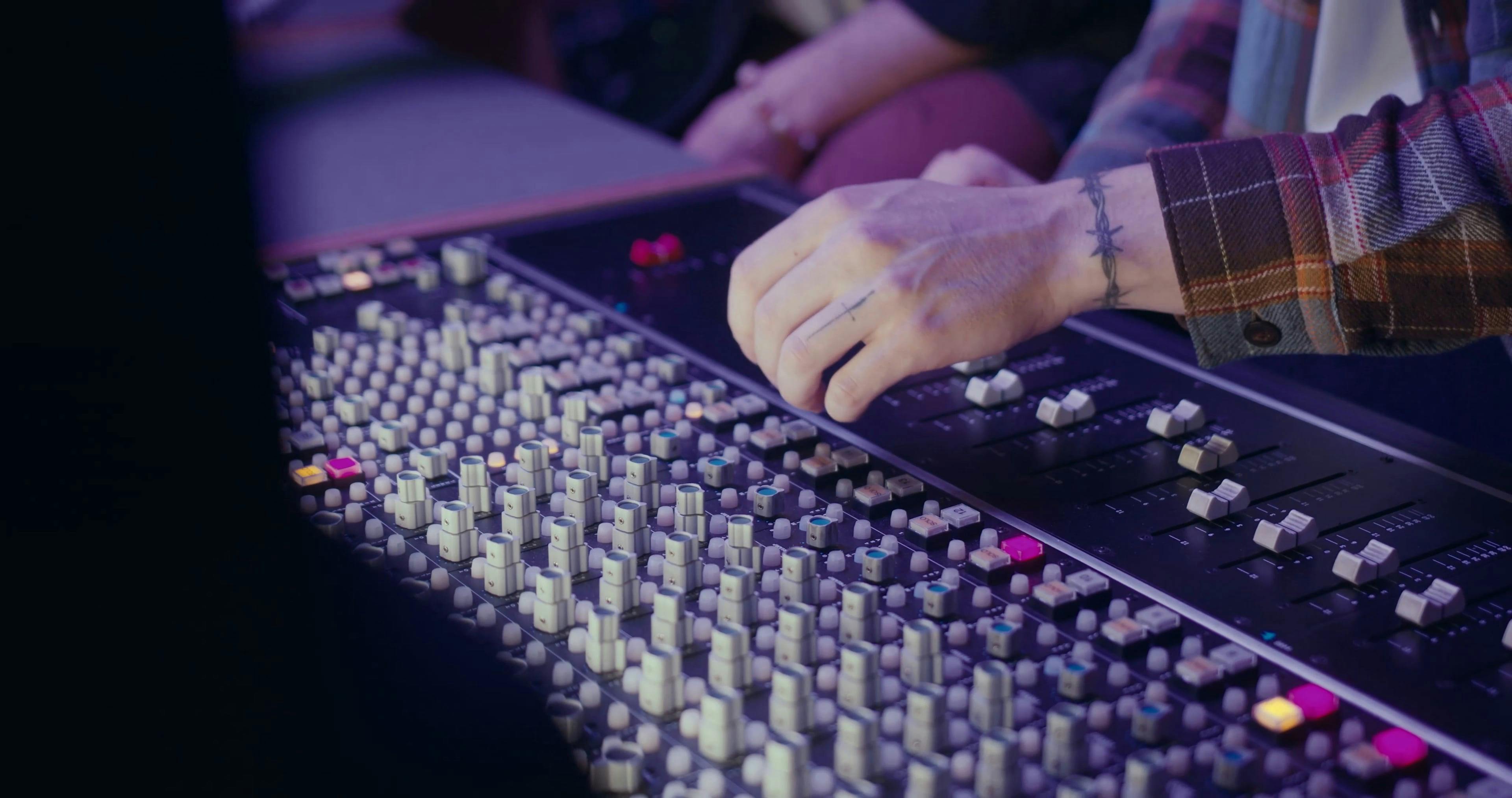 Person Operating an Audio Mixer Free Stock Video Footage, Royalty-Free ...