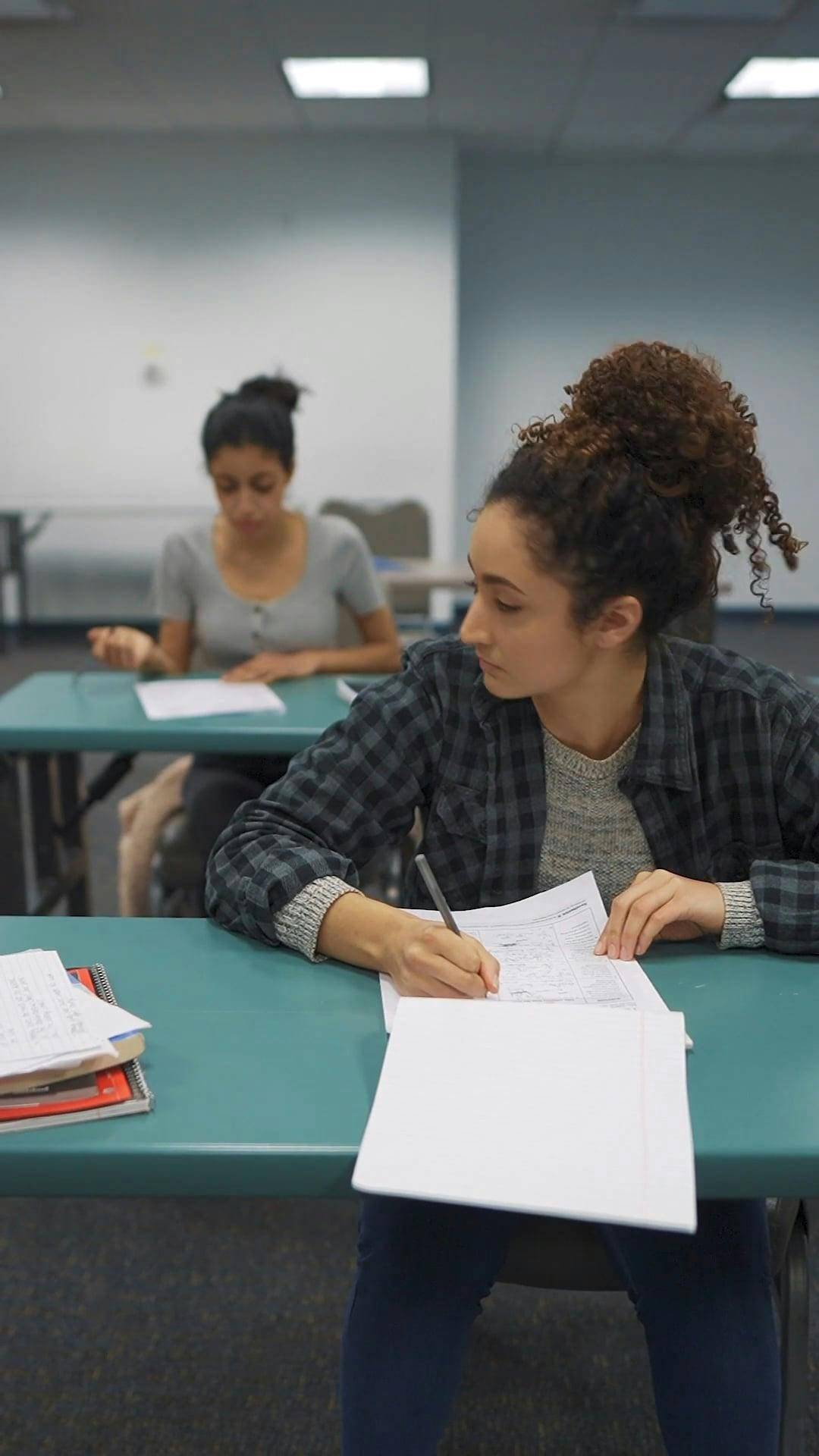 Students Cheating During an Exam · Free Stock Video