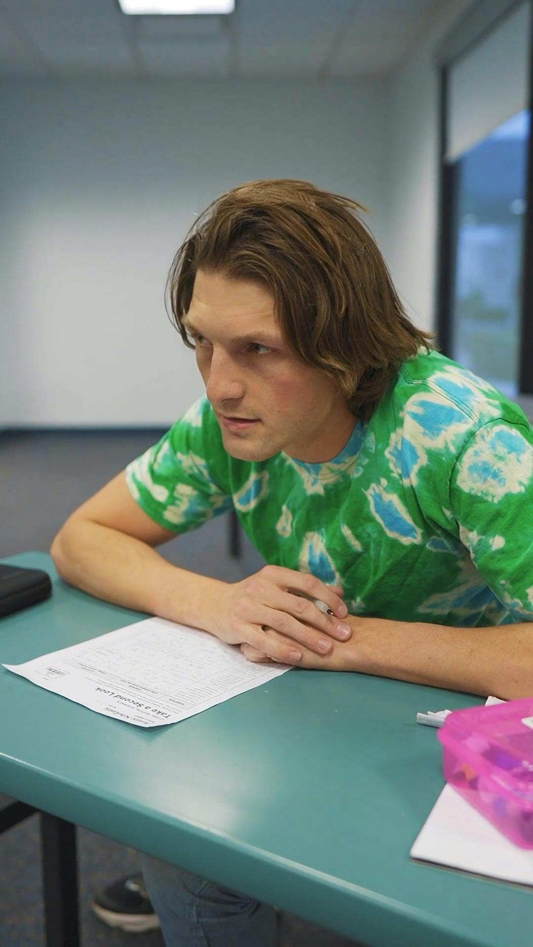 Student Asking His Classmate for an Answer During an Exam · Free Stock ...