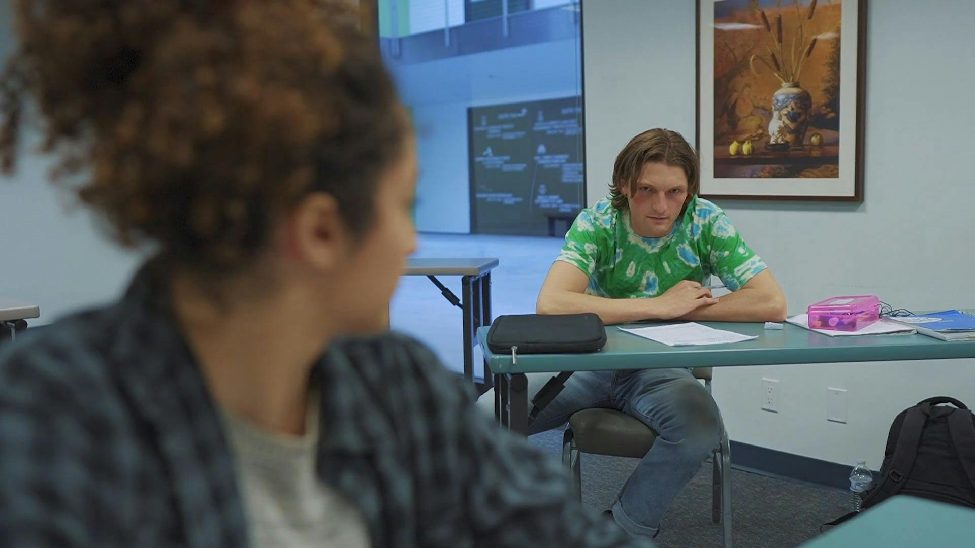 Student Asking His Classmate for an Answer During an Exam · Free Stock ...