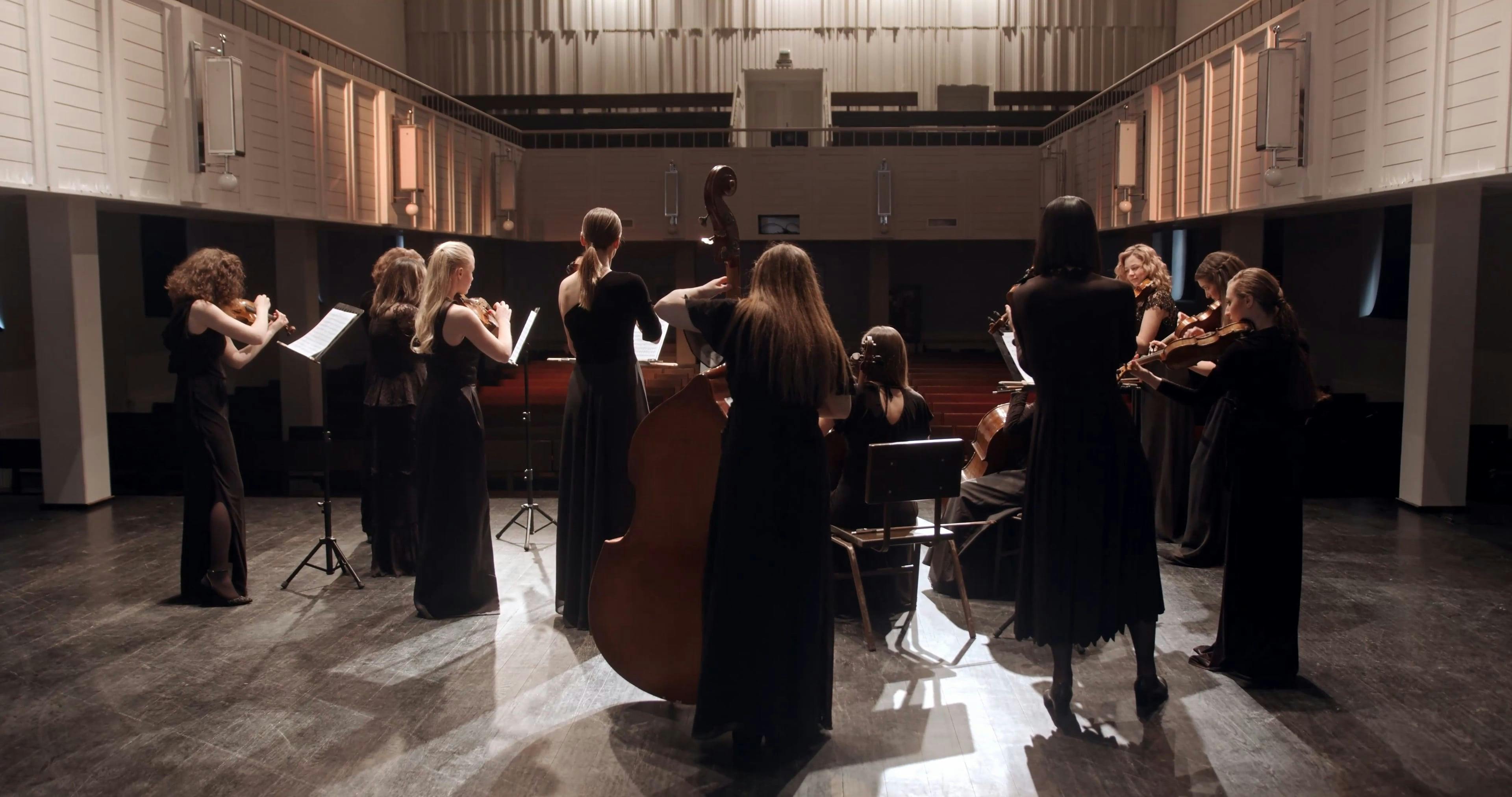 An Orchestra Playing Music Free Stock Video Footage, Royalty-Free 4K ...