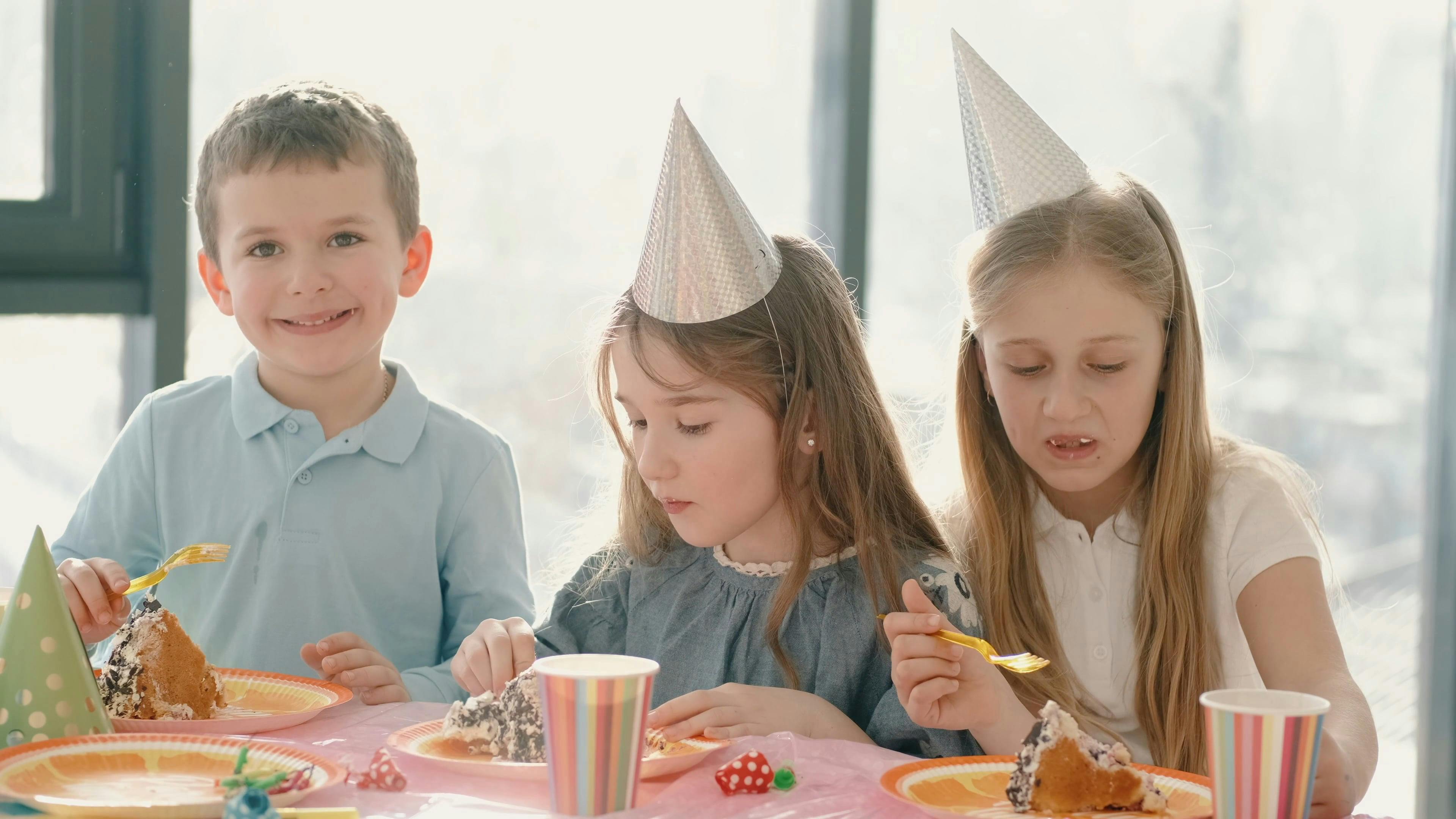 Friends Eating Cake Together · Free Stock Video