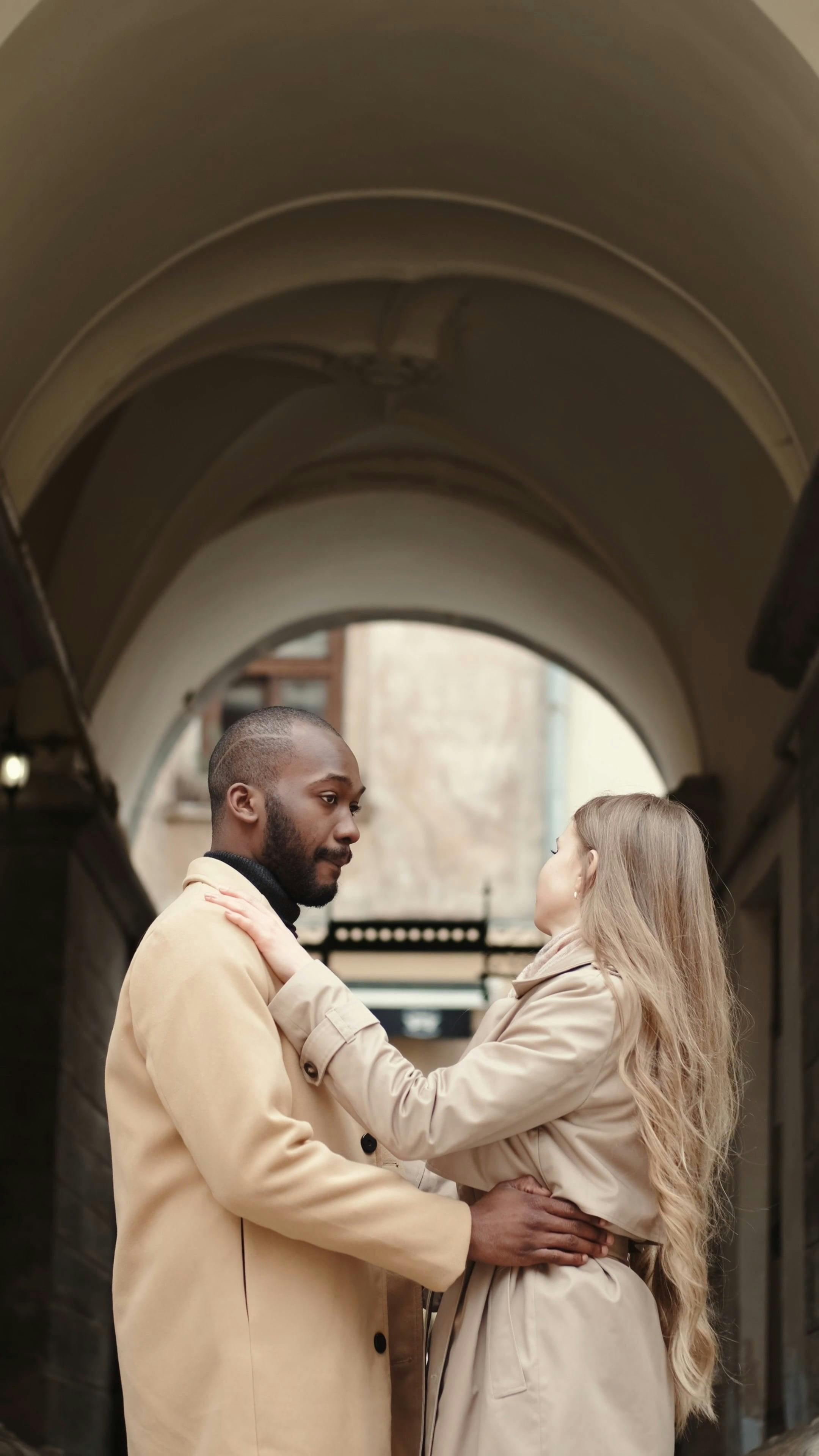 Couple Putting Their Heads Together Free Stock Video Footage, Royalty ...