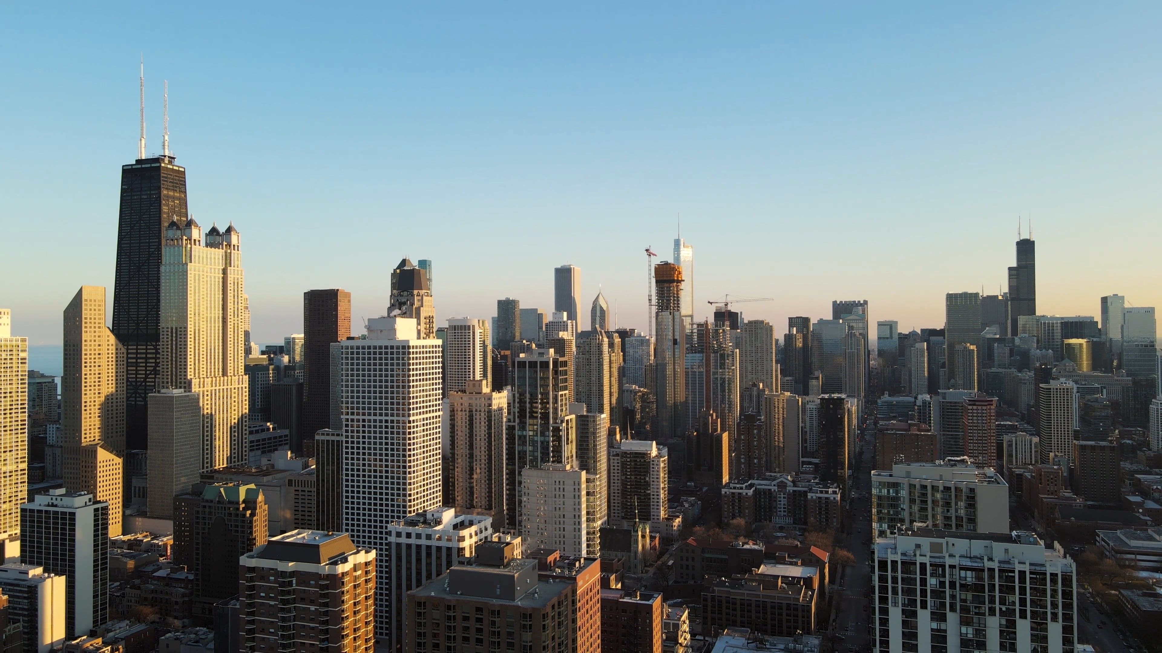 Drone Shot of Tall Buildings Free Stock Video Footage, Royalty-Free 4K ...