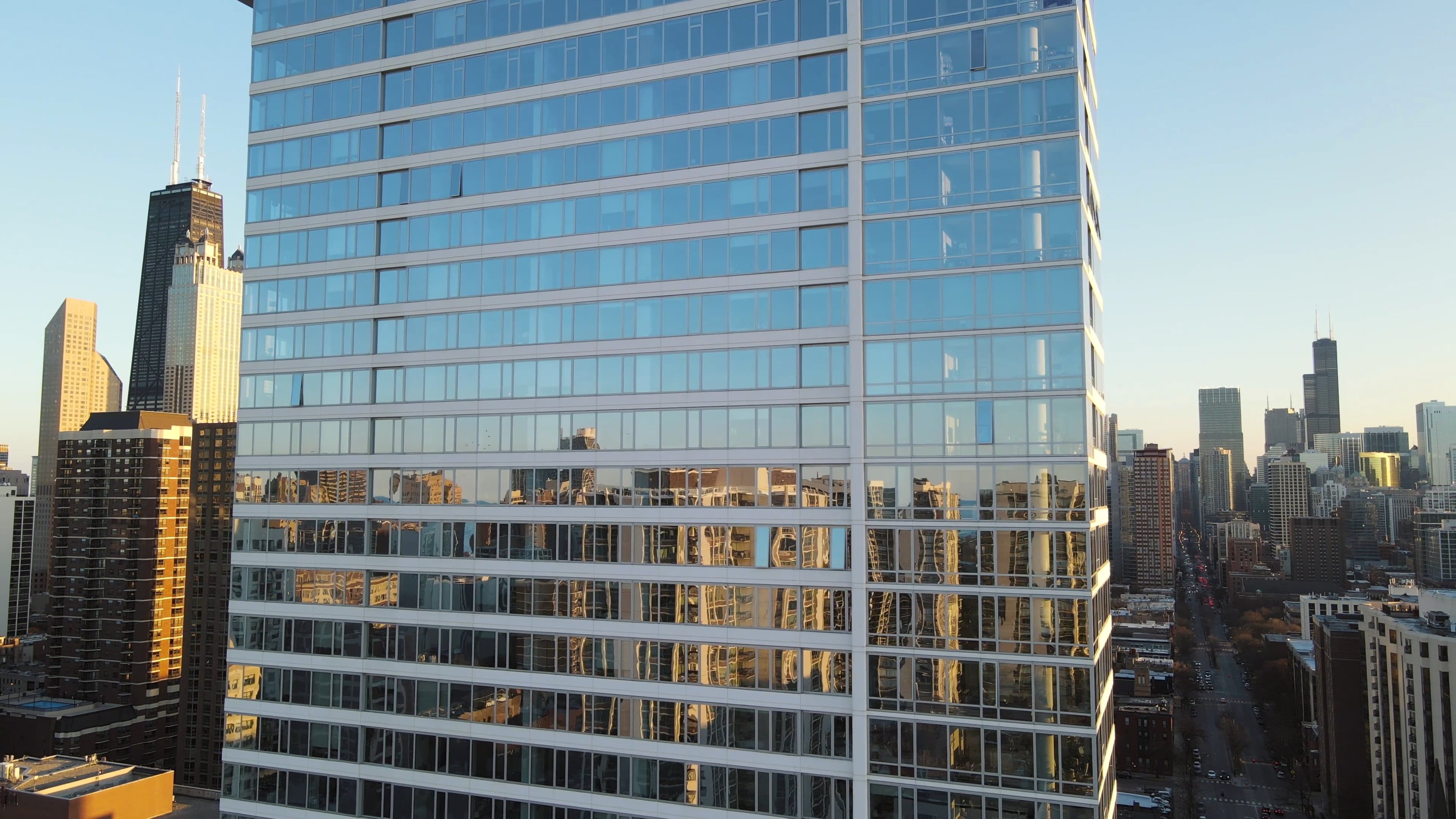 Drone Shot of Tall Buildings Free Stock Video Footage, Royalty-Free 4K ...