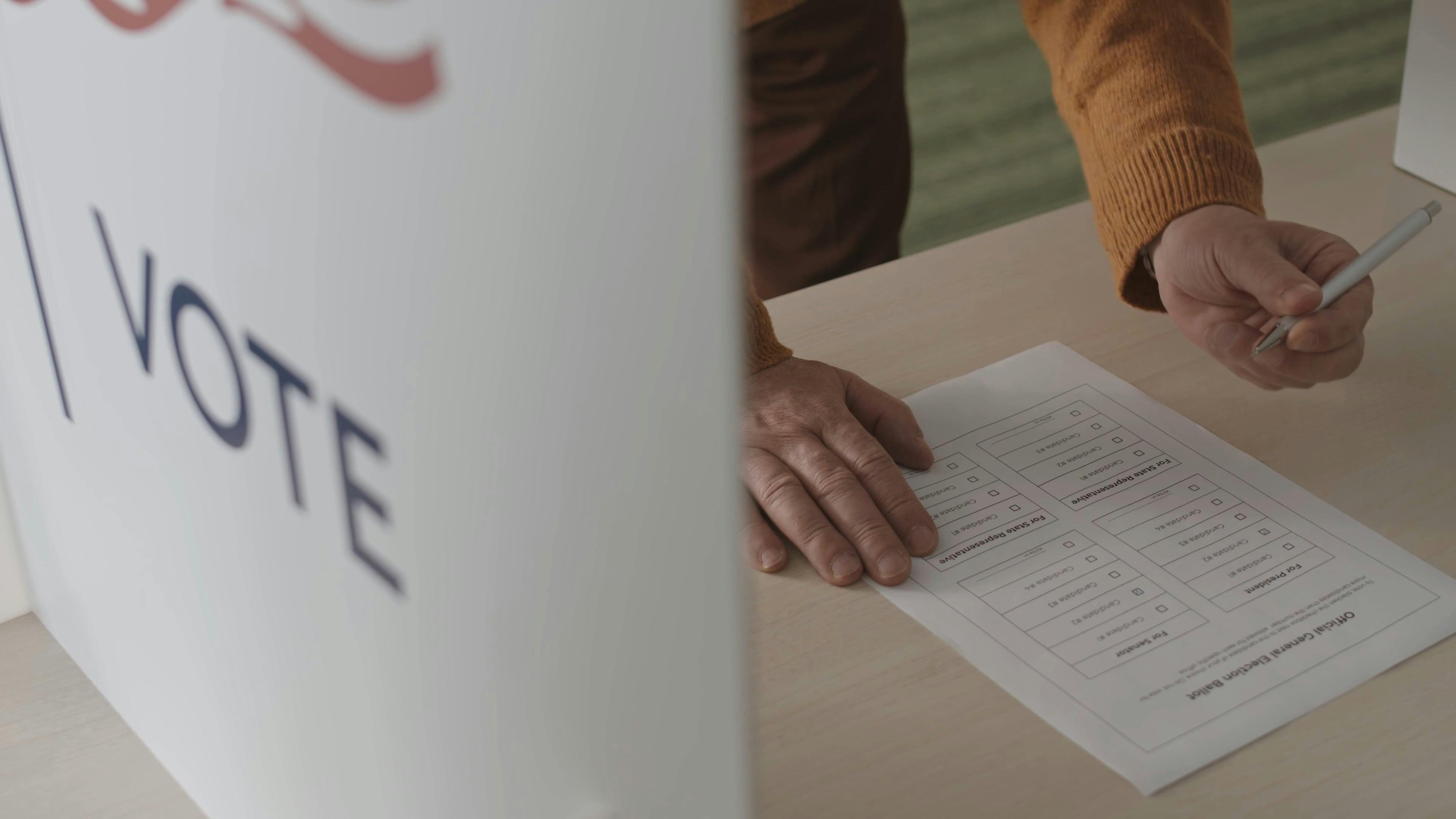 People Casting Their Vote Free Stock Video Footage, Royalty-Free 4K ...
