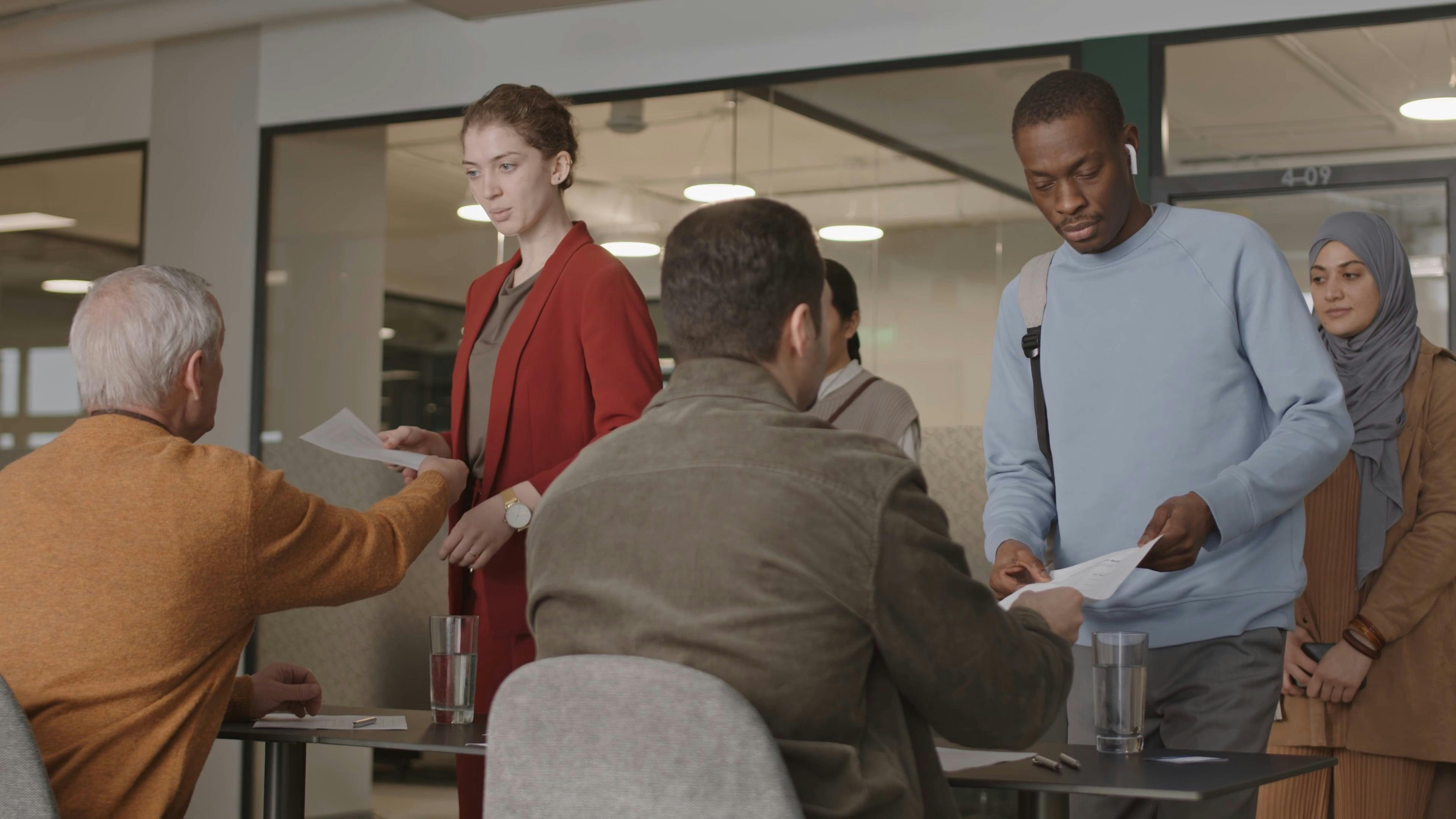 Giving Assistance to People Free Stock Video Footage, Royalty-Free 4K ...