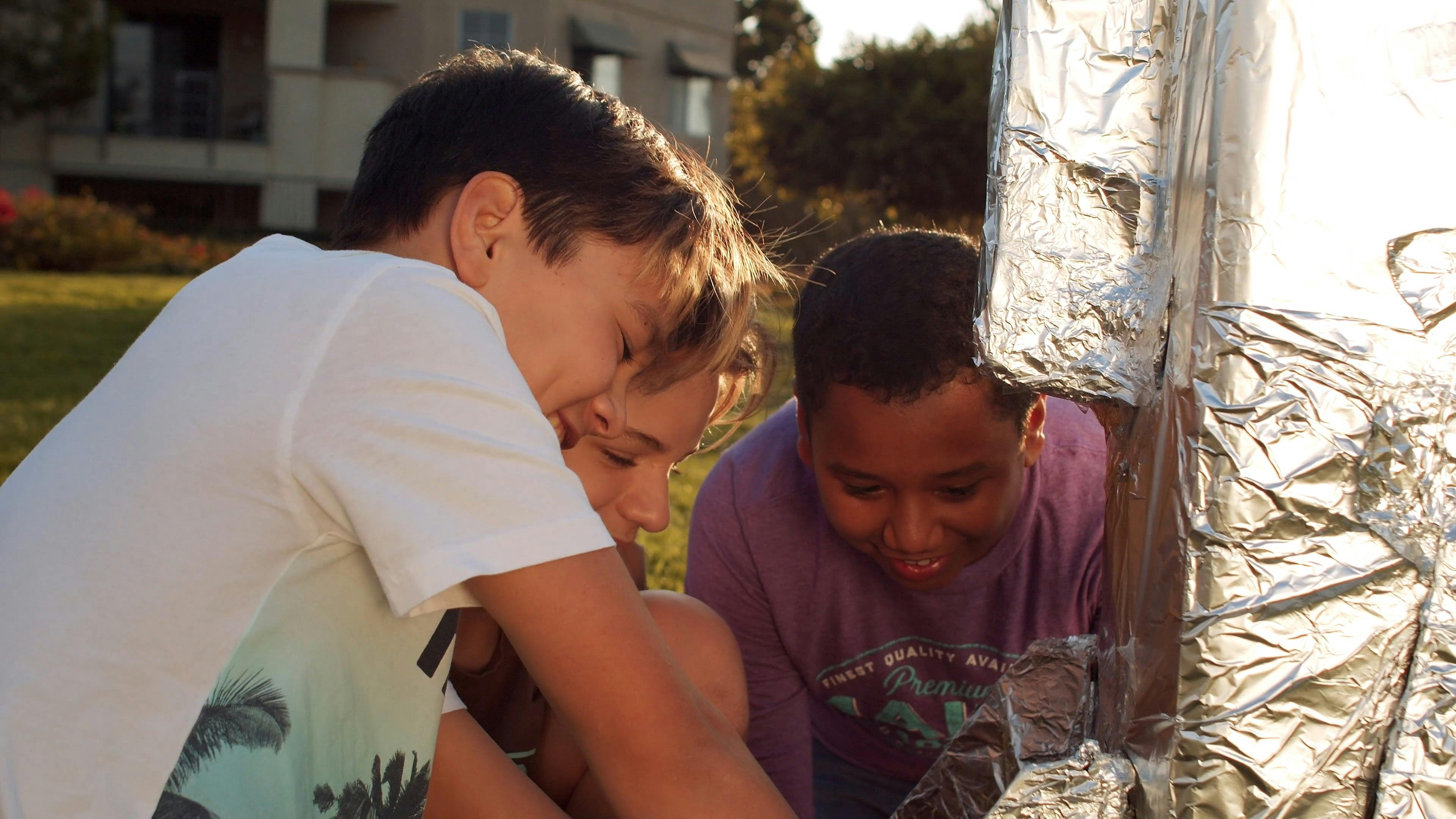 Boys Making Rocket by using a Karton Free Stock Video Footage, Royalty ...