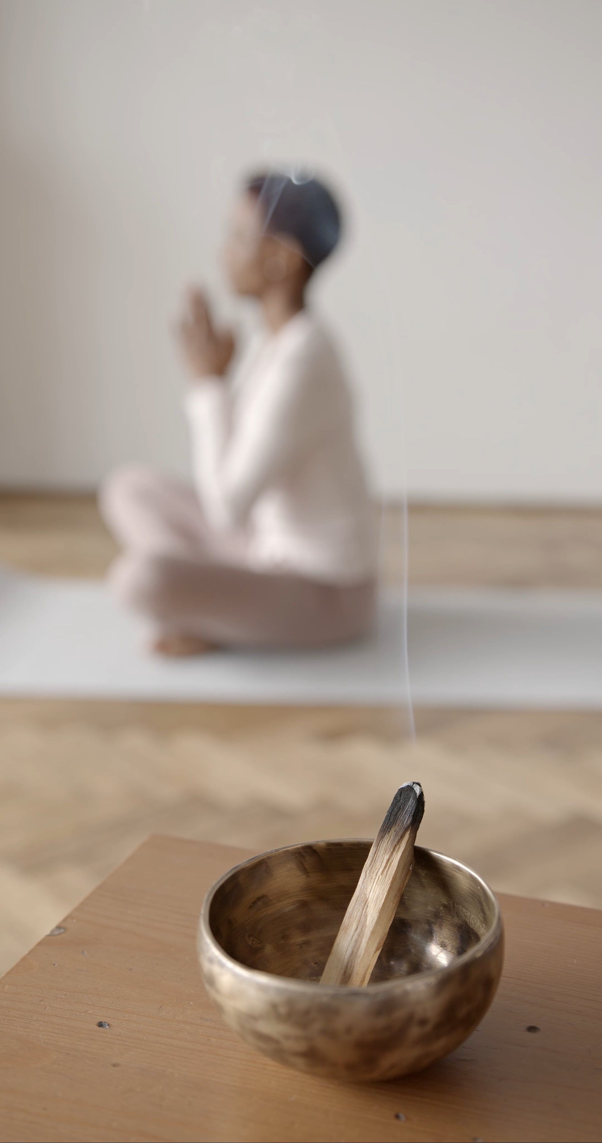 Wood Incense in a Bowl · Free Stock Video