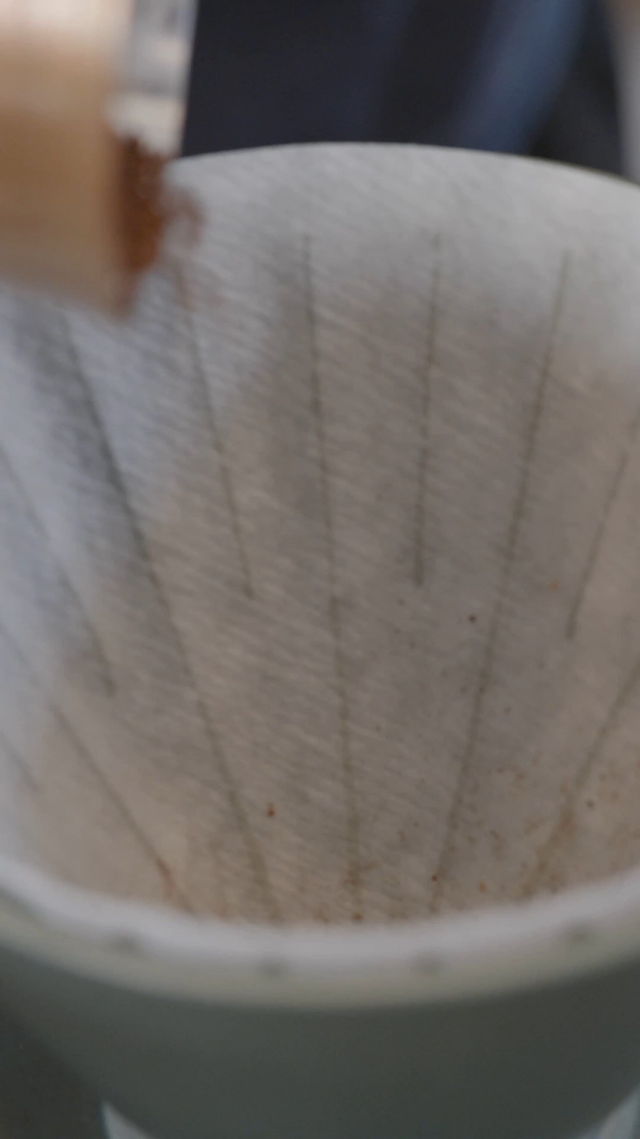 Putting Coffee Powder into a Paper Filter Free Stock Video Footage ...