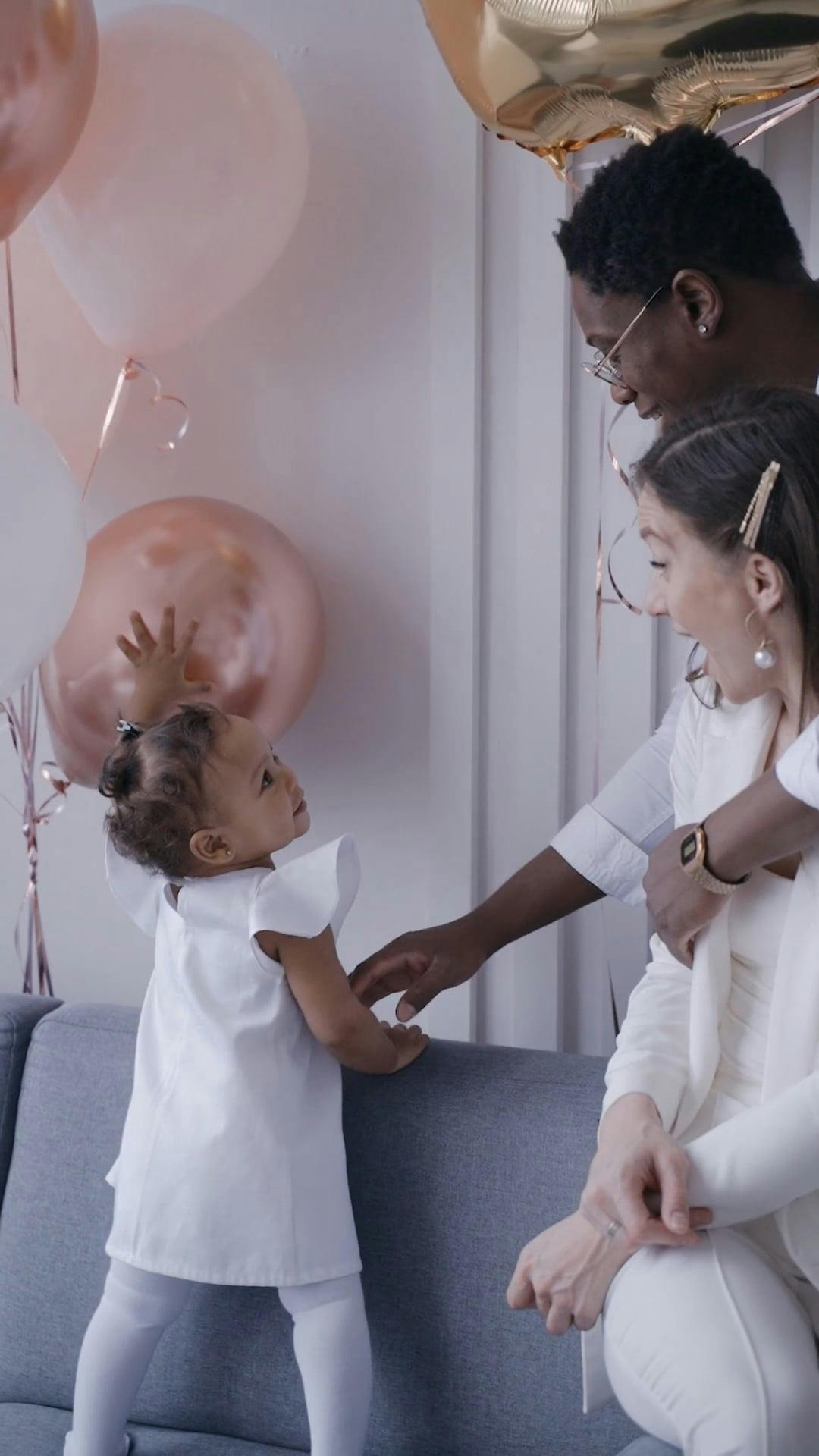A Girl Reaching for the Balloons Free Stock Video Footage, Royalty-Free ...