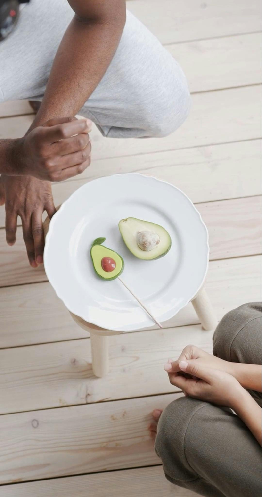 People Pointing at Avocados on a Plate Free Stock Video Footage ...