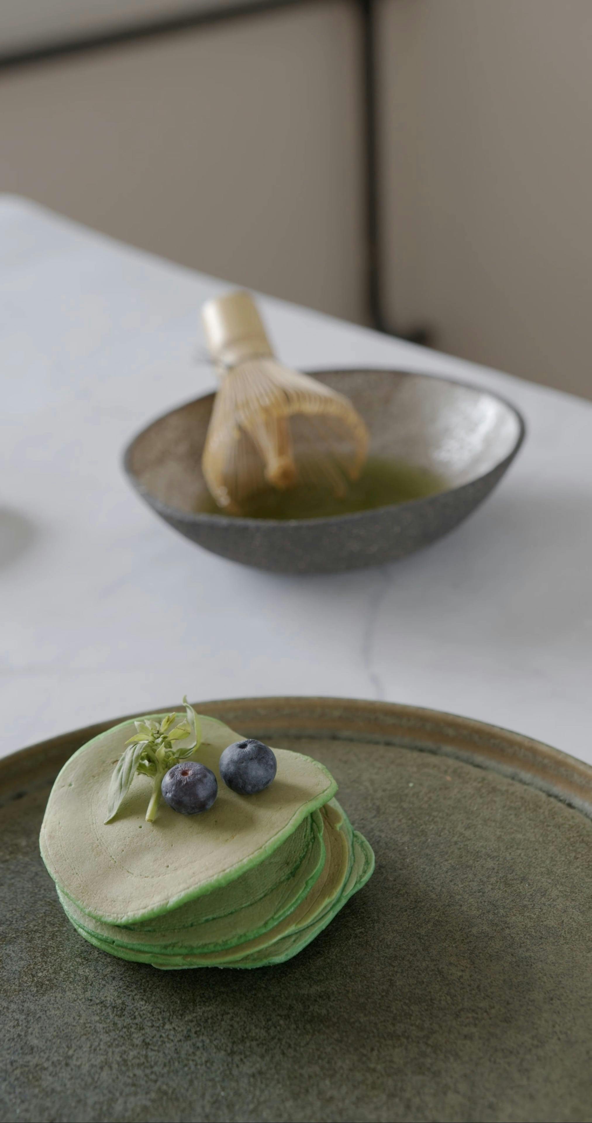 A Person Stirring Matcha Using Chasen Free Stock Video Footage, Royalty ...