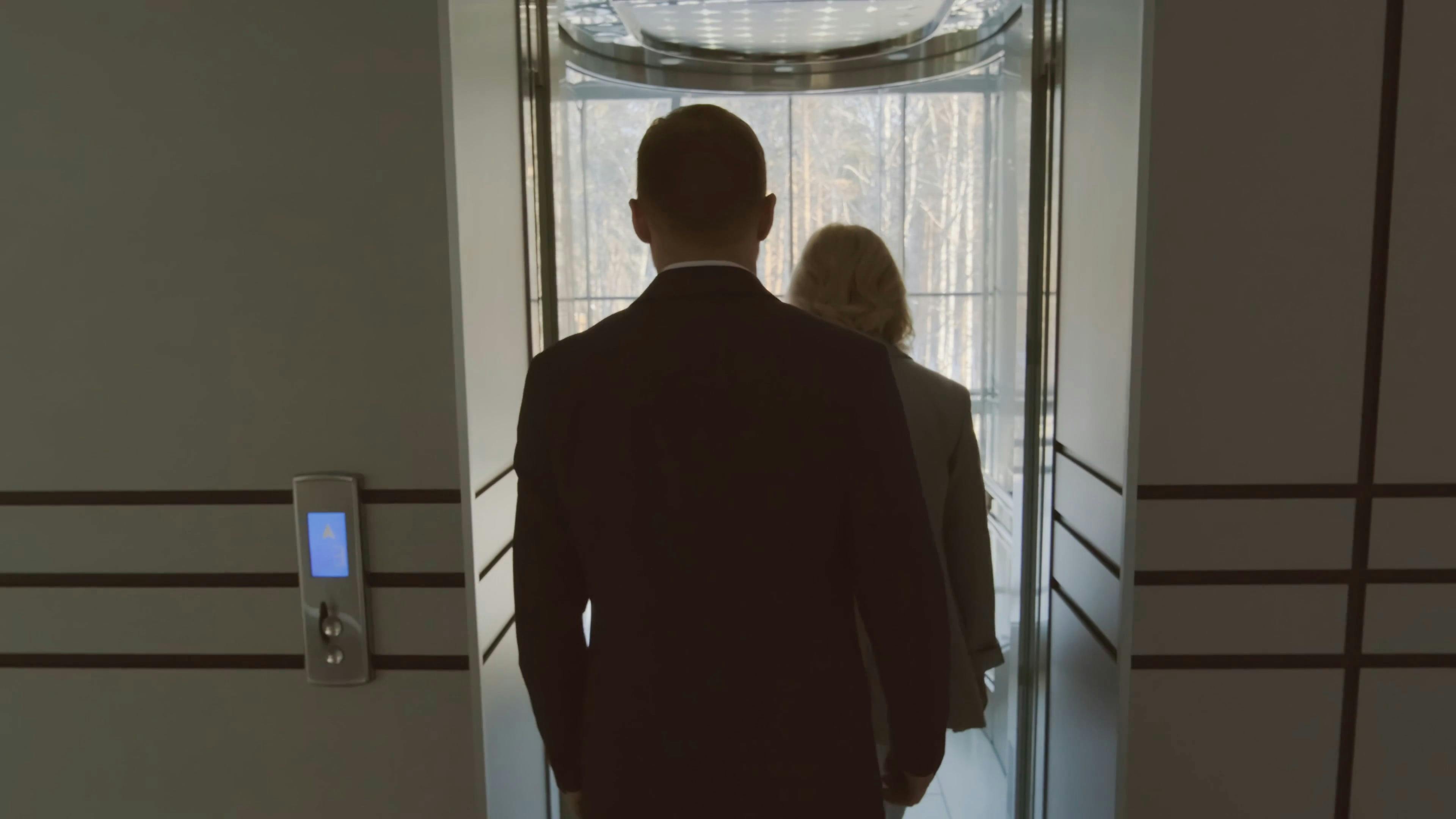 Two People Riding an Elevator Free Stock Video Footage, Royalty-Free 4K ...