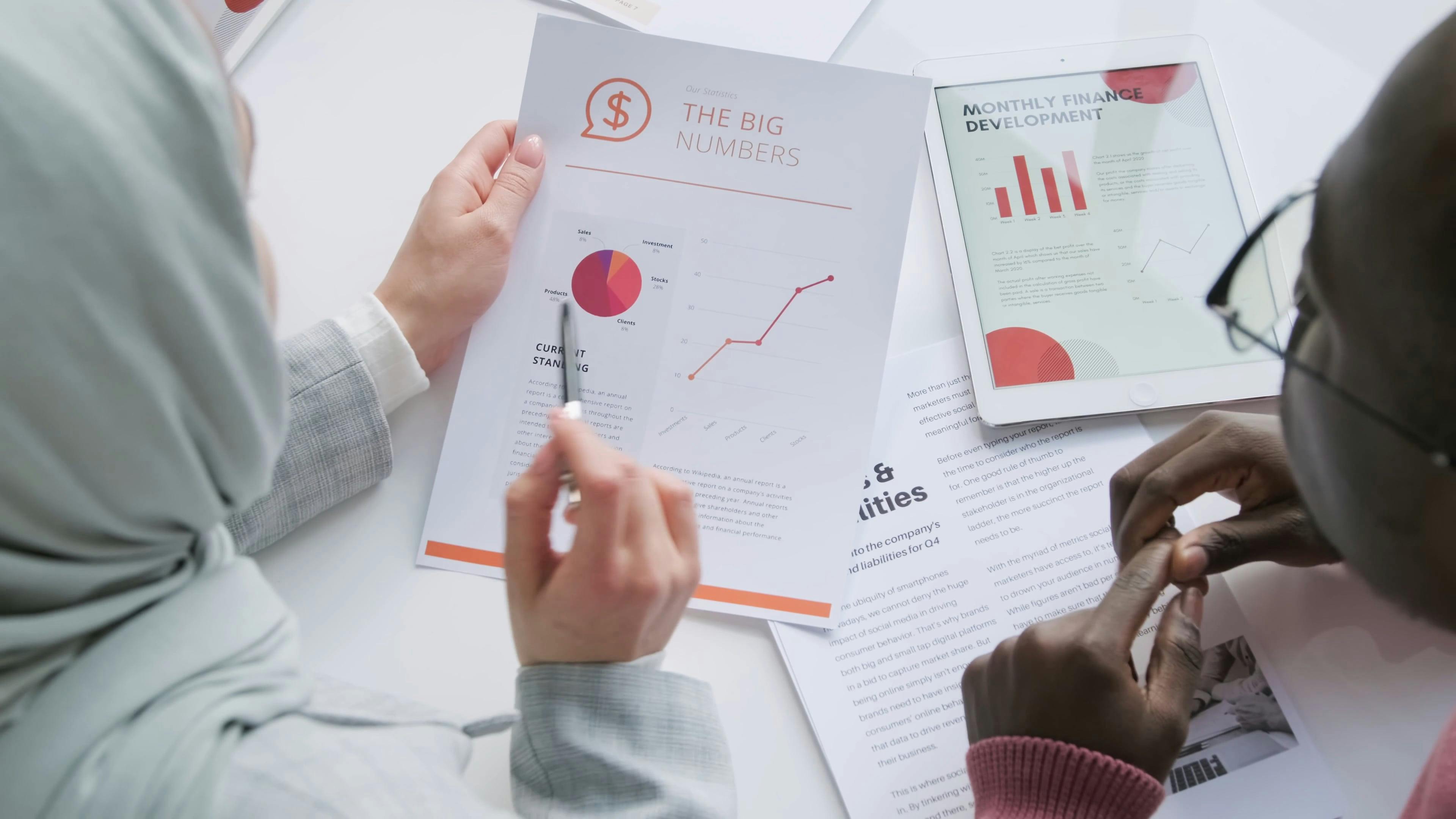 People Looking at Documents · Free Stock Video