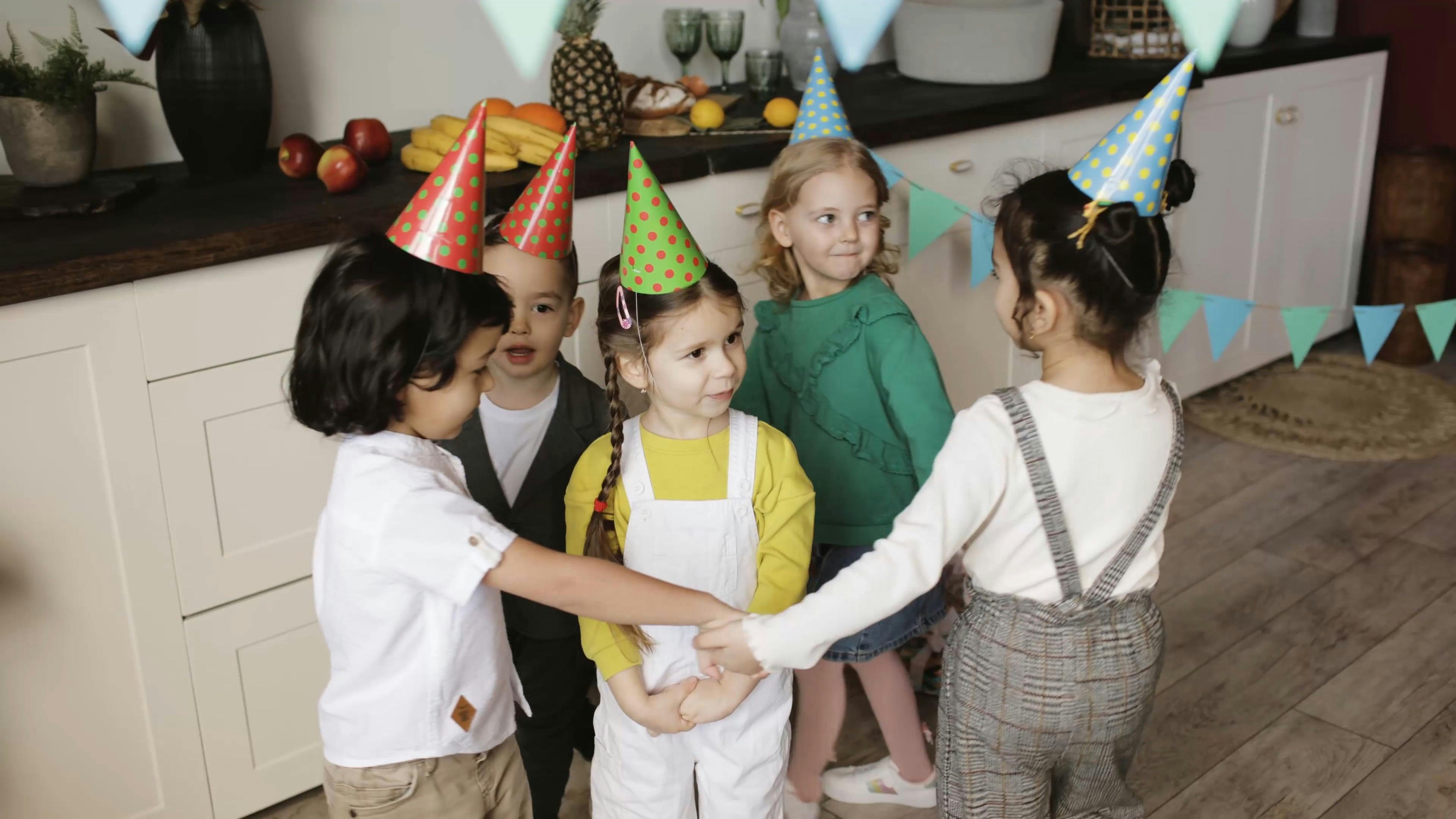 Cute Kids Playing on the Party Free Stock Video Footage, Royalty-Free ...
