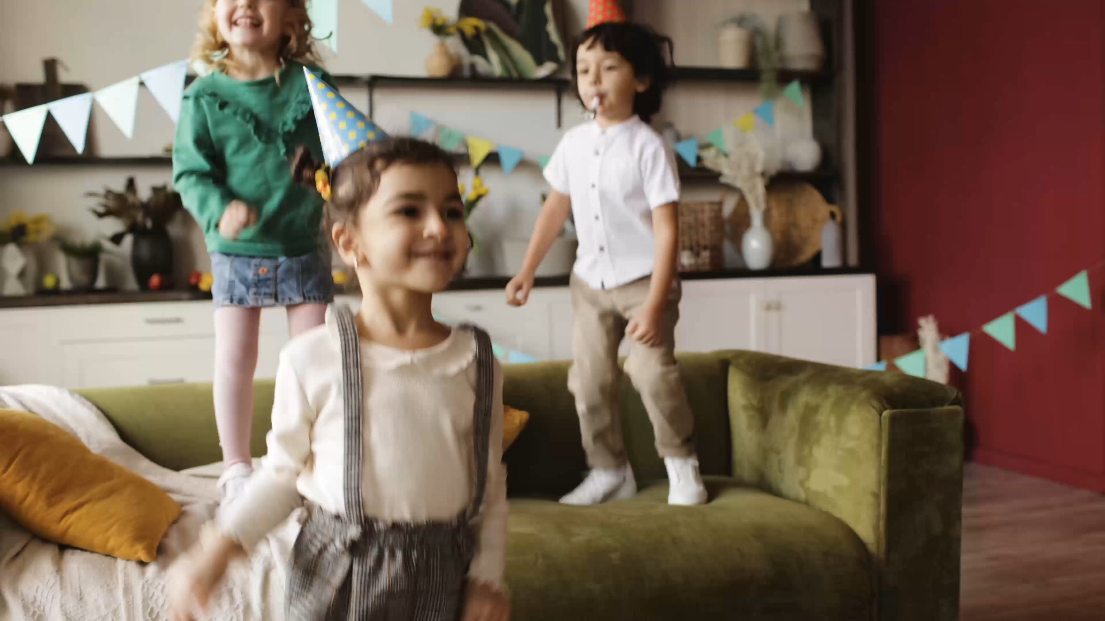 Kids Jumping on the Sofa Free Stock Video Footage, Royalty-Free 4K & HD ...